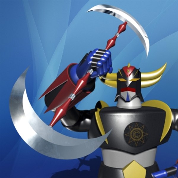 toy robot warrior 3d model