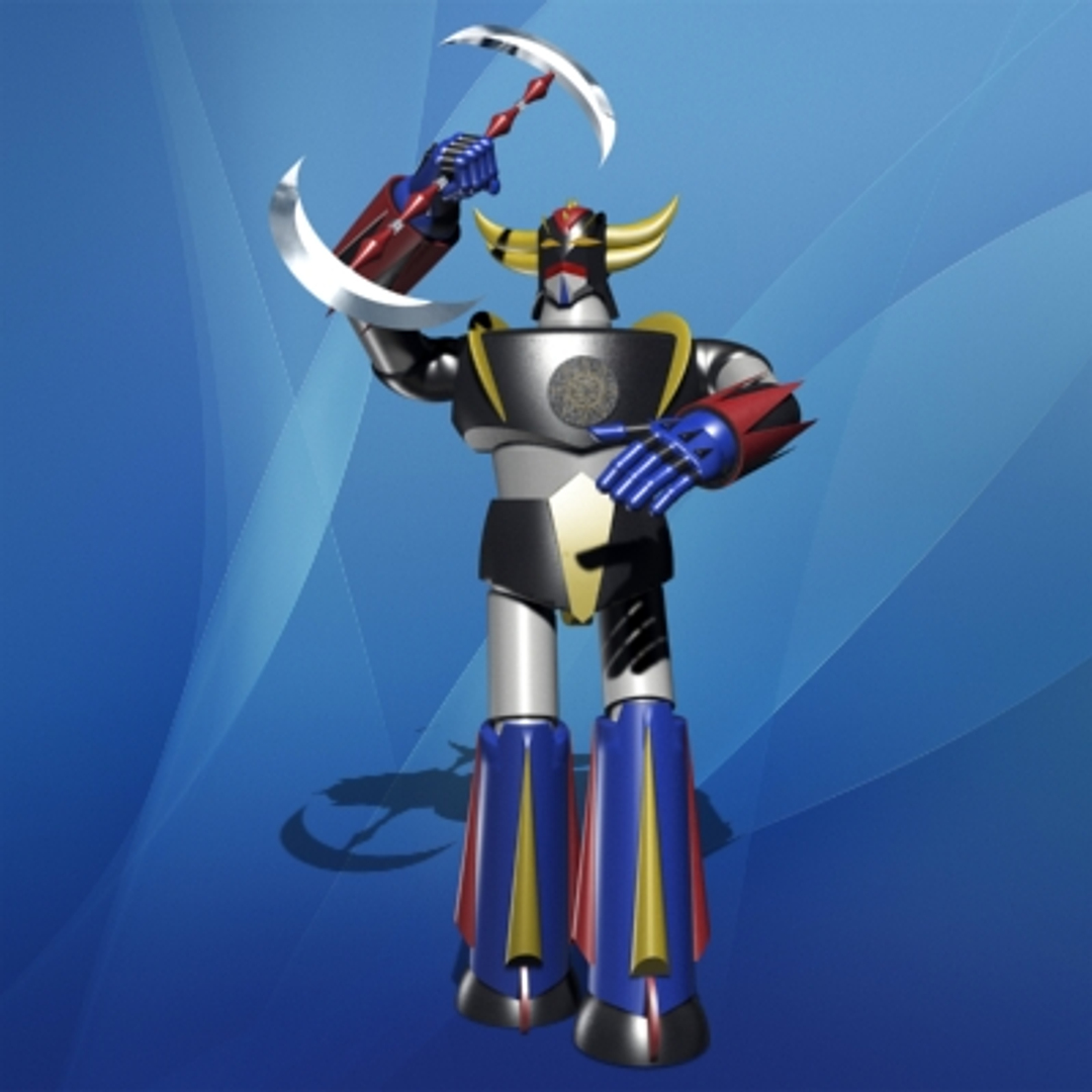 toy robot warrior 3d model
