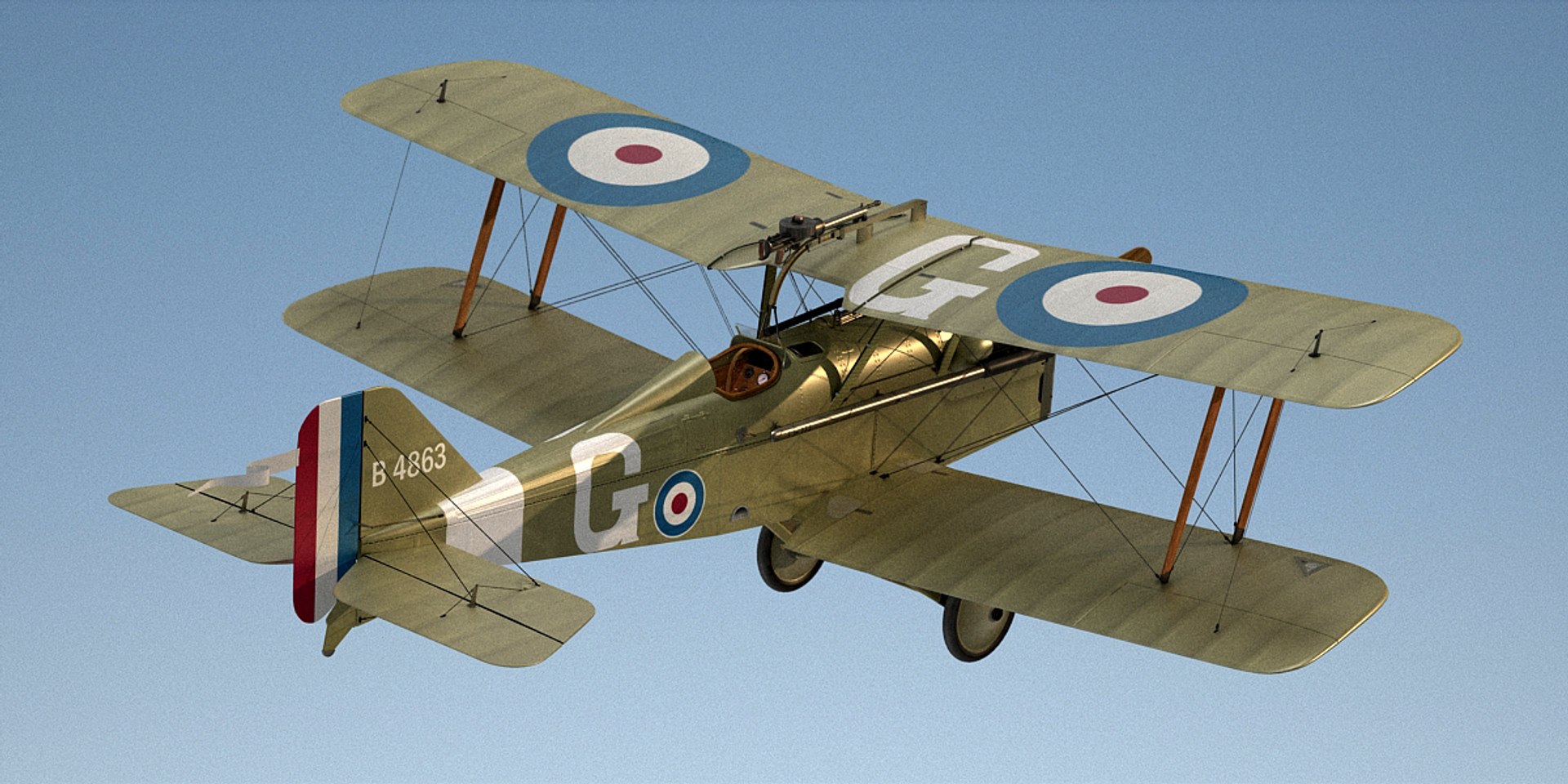 Royal Aircraft Se5a Mccudden 3D Model - TurboSquid 1384889