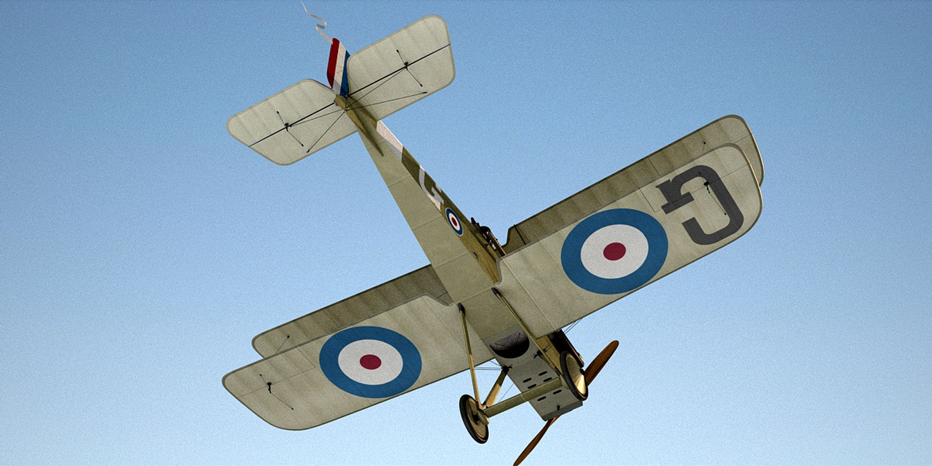 Royal aircraft se5a mccudden 3D model - TurboSquid 1384889