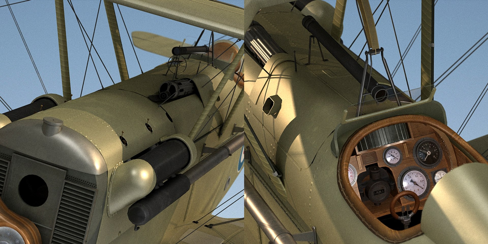 Royal aircraft se5a mccudden 3D model - TurboSquid 1384889