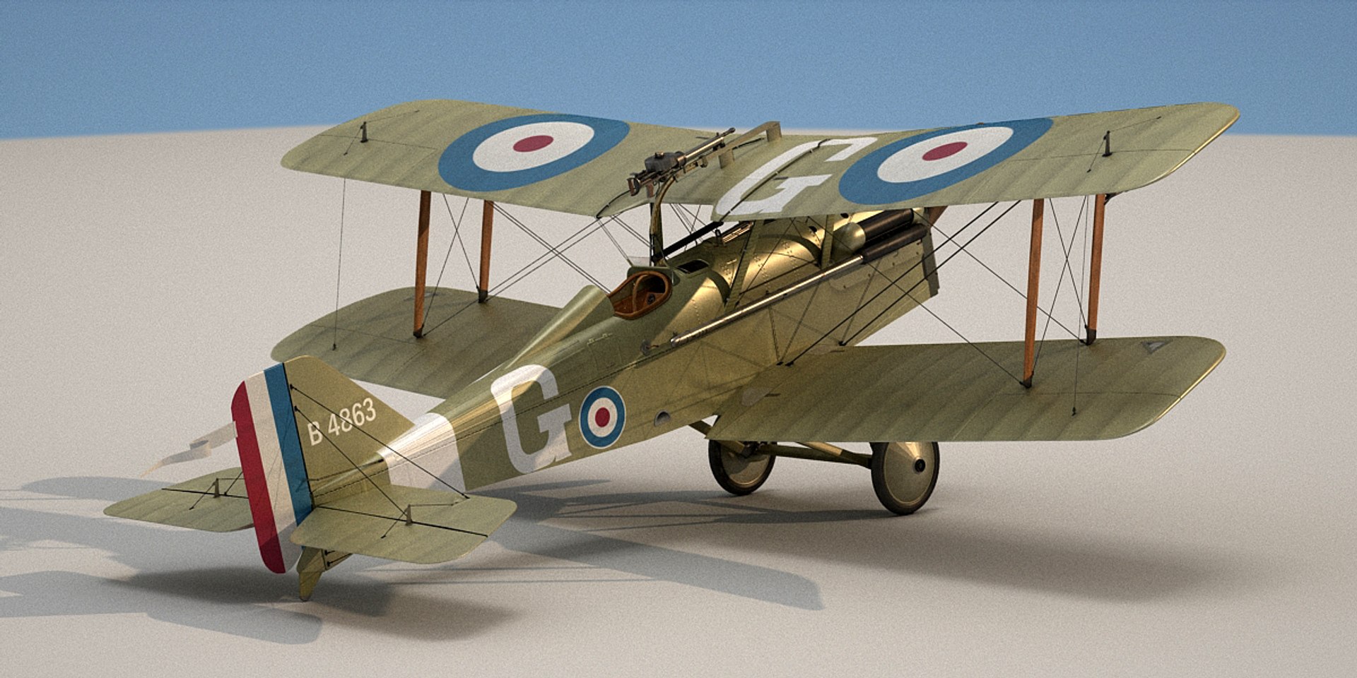 Royal Aircraft Se5a Mccudden 3D Model - TurboSquid 1384889