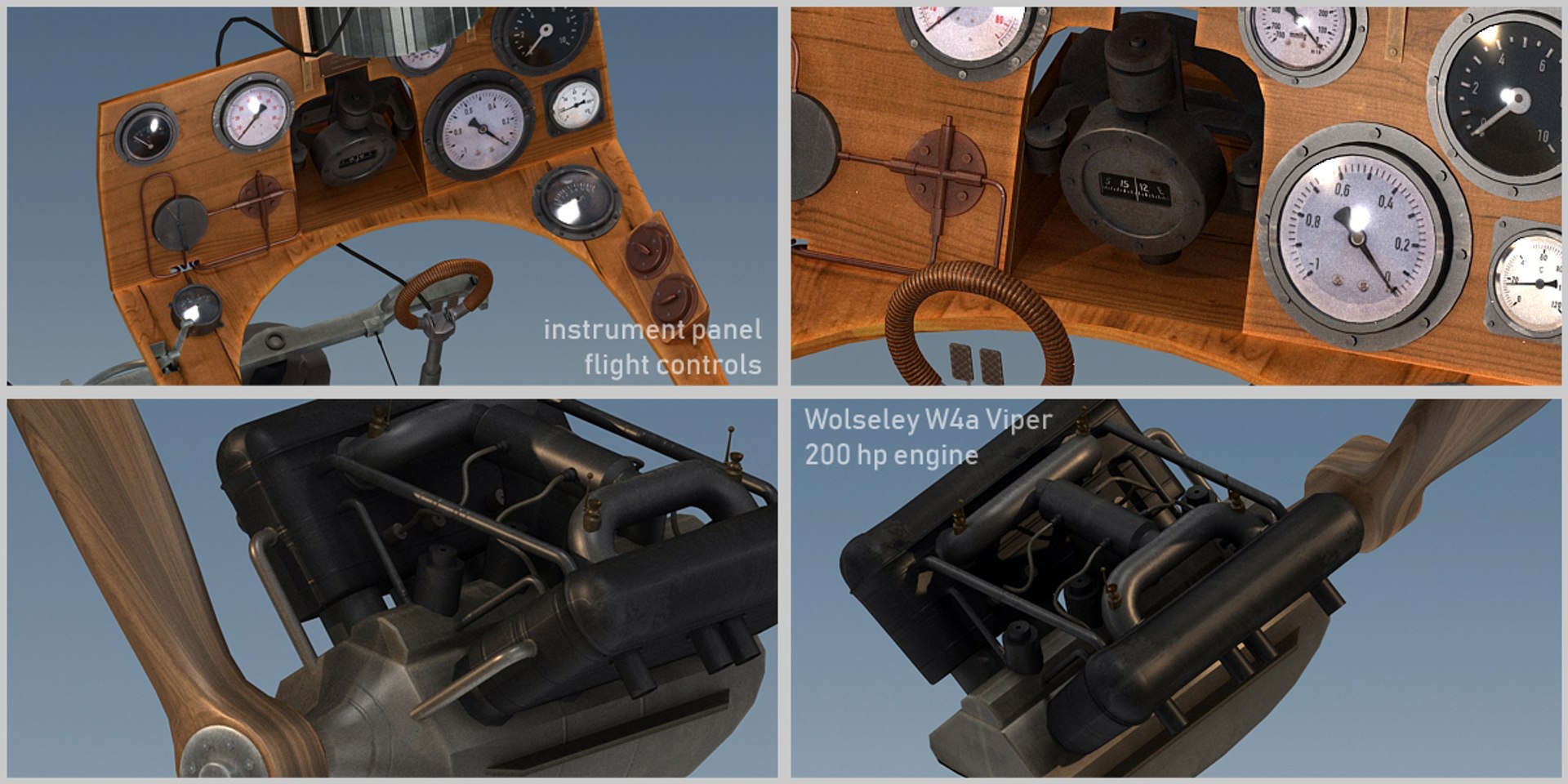 Royal aircraft se5a mccudden 3D model - TurboSquid 1384889