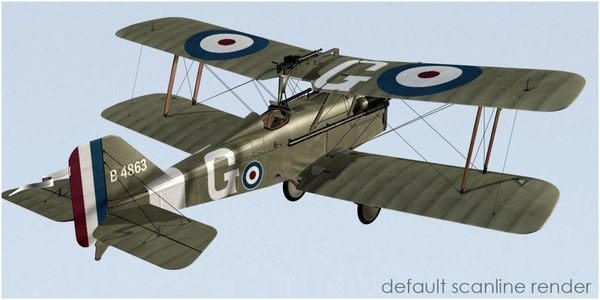 Royal aircraft se5a mccudden 3D model - TurboSquid 1384889