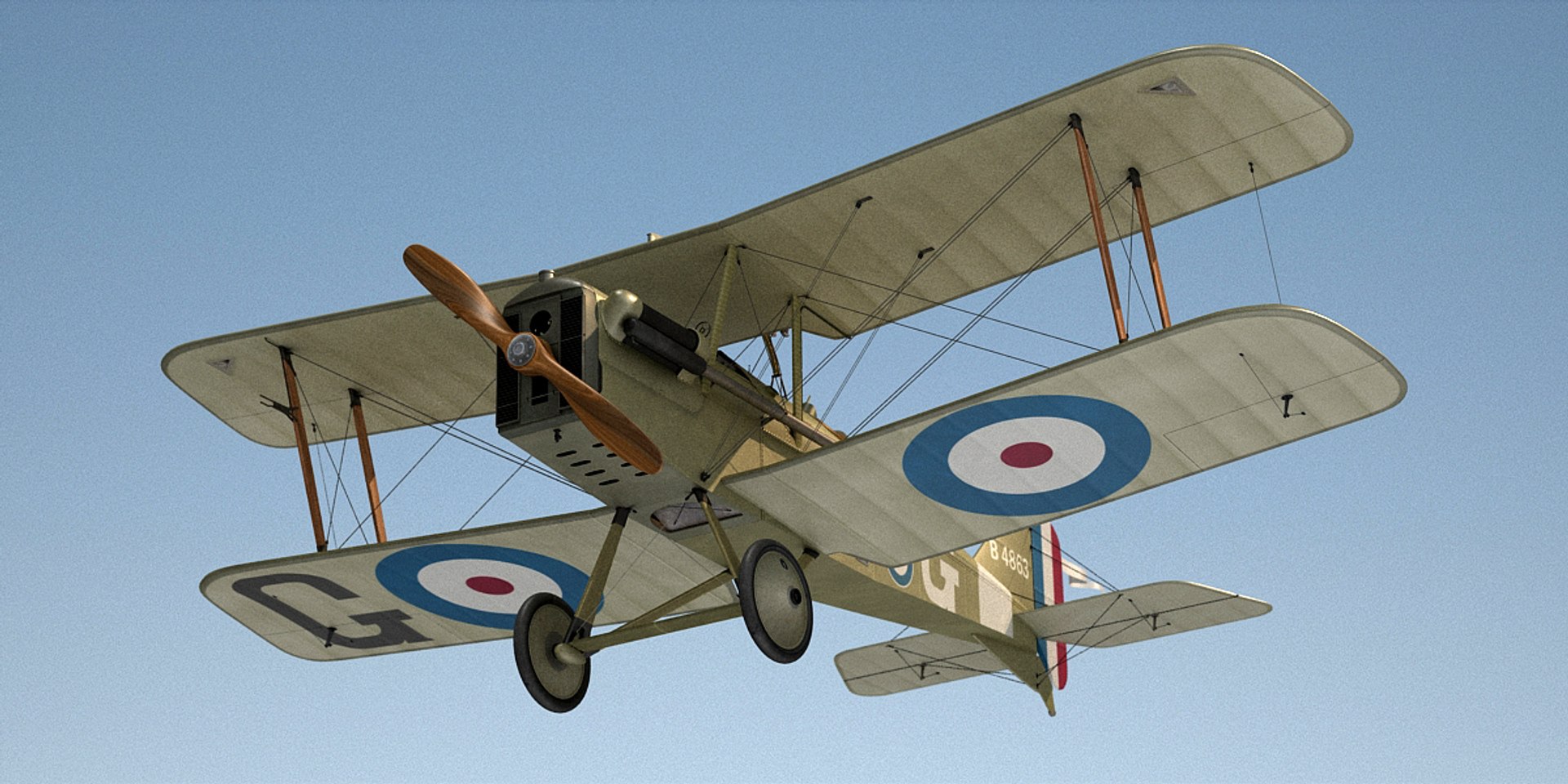 Royal Aircraft Se5a Mccudden 3D Model - TurboSquid 1384889
