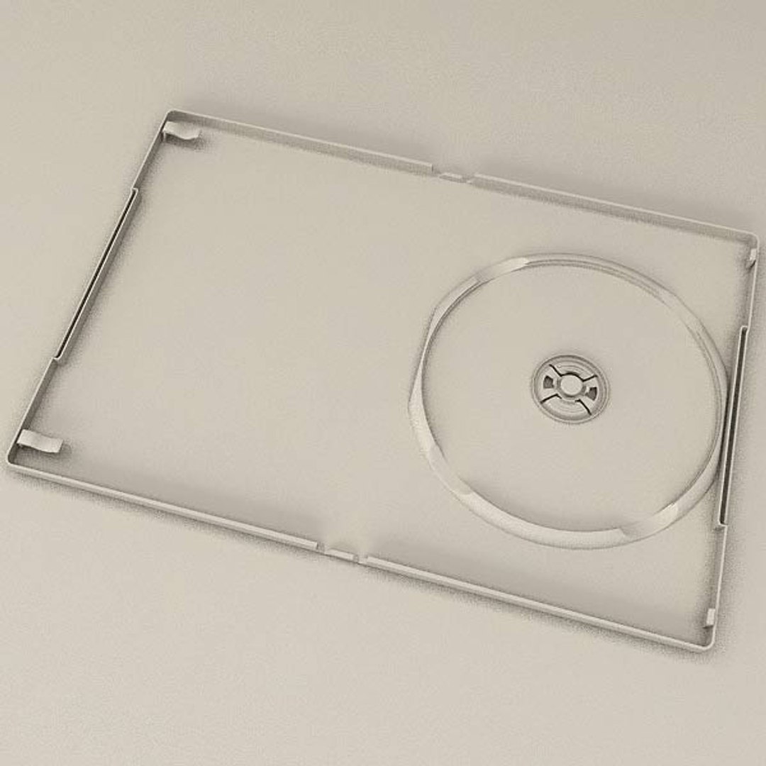 dvd case disk 3d model