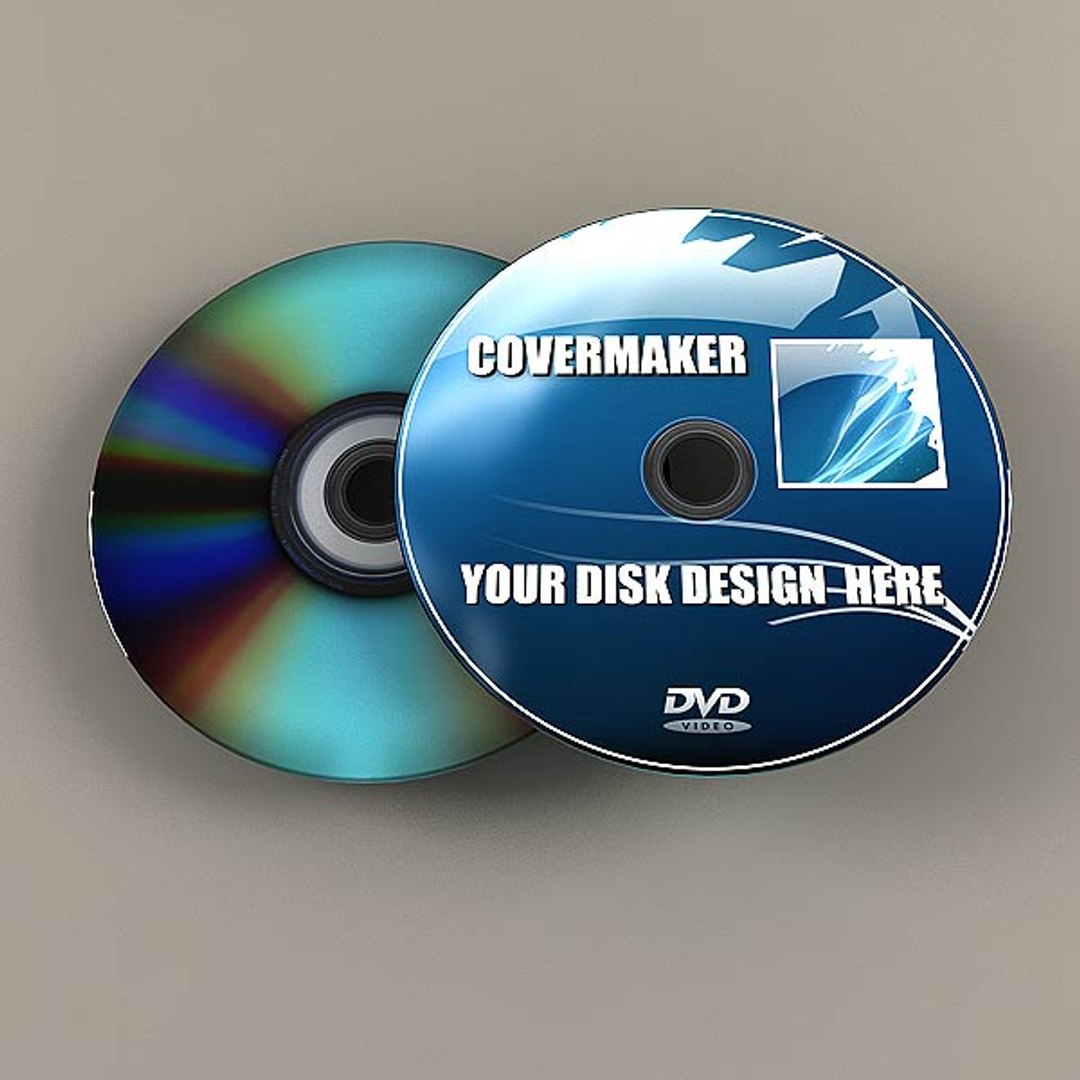 dvd case disk 3d model