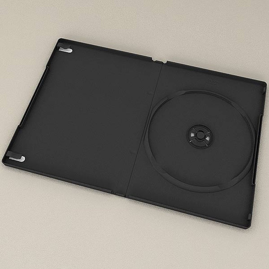 dvd case disk 3d model