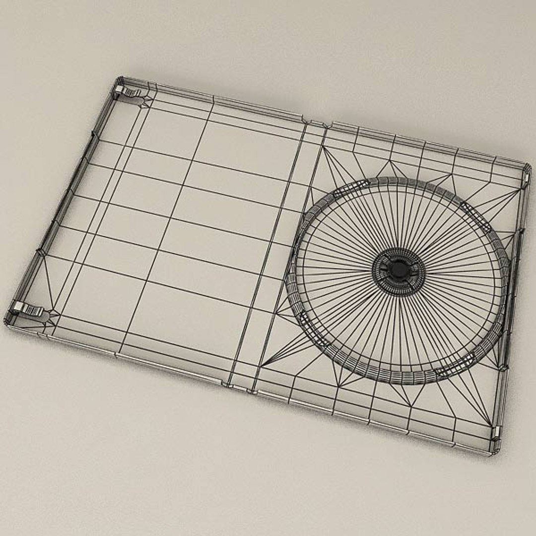 dvd case disk 3d model