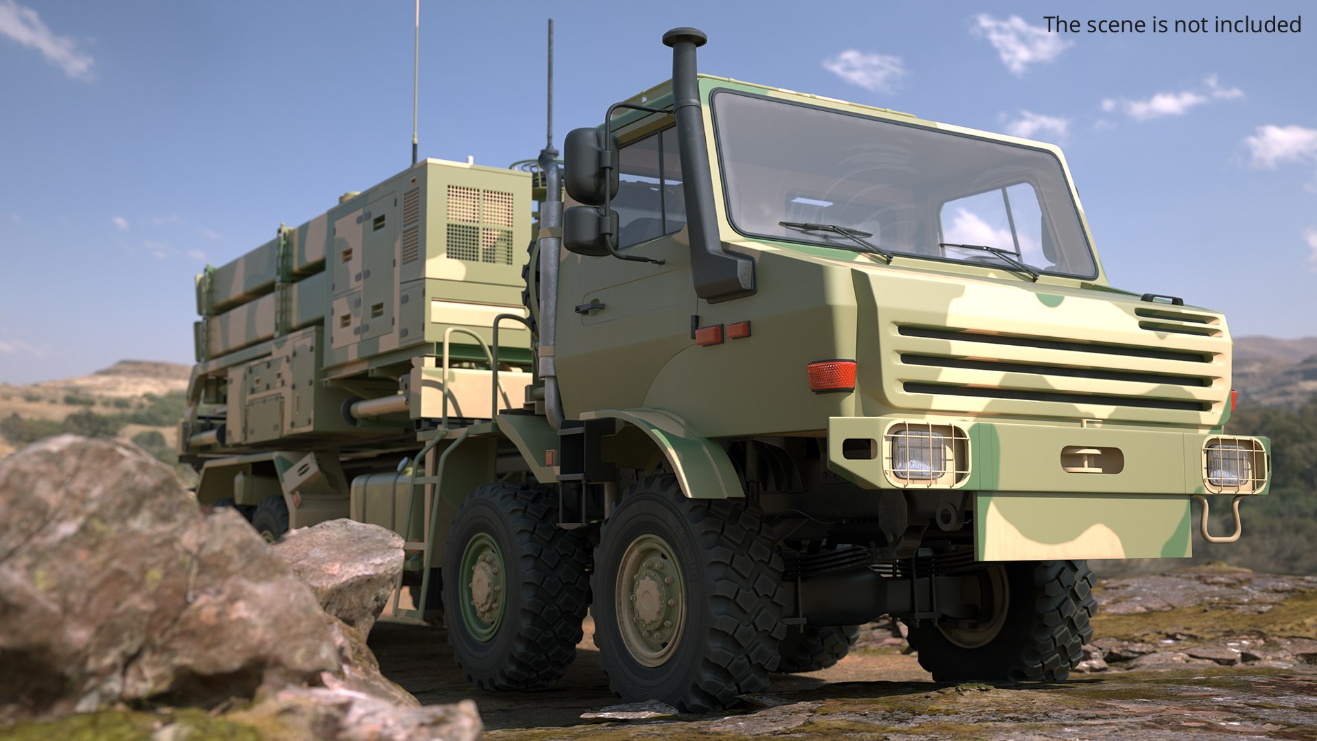 Tactical SAM Launcher Vehicle Green Camouflage 3D Model - TurboSquid ...