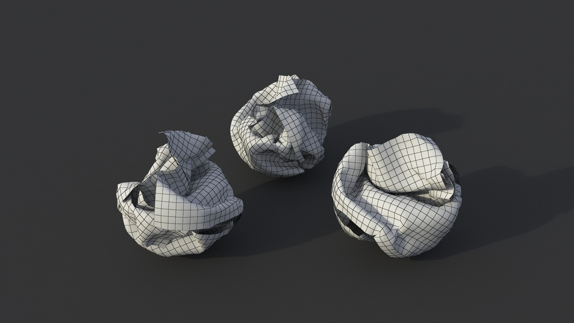 Crumpled paper 3D model - TurboSquid 1510627