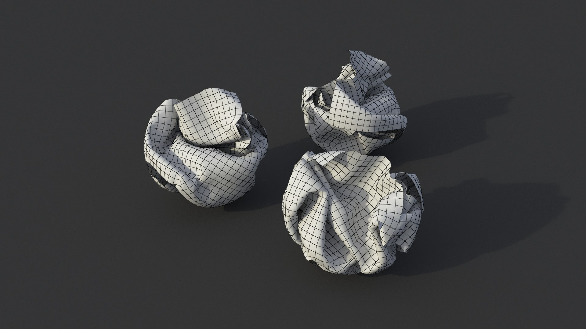 Crumpled paper 3D model - TurboSquid 1510627