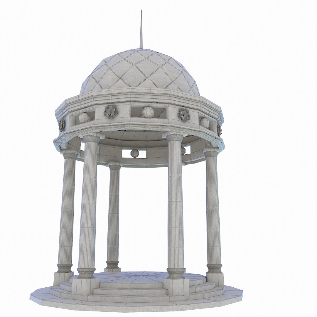 3d Classic Rotunda Gazebo