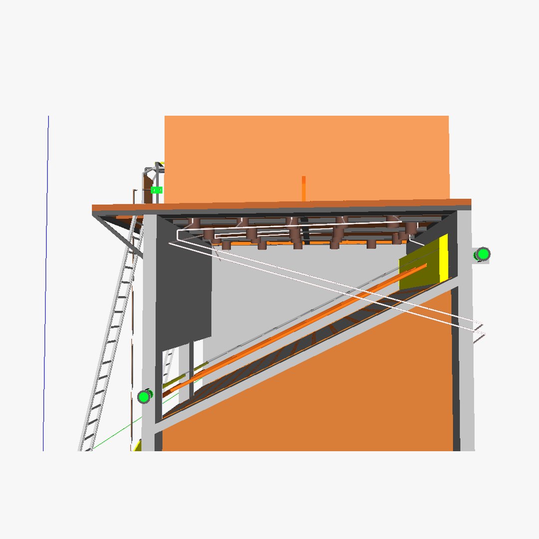 3d Model Composting Toilet Tower