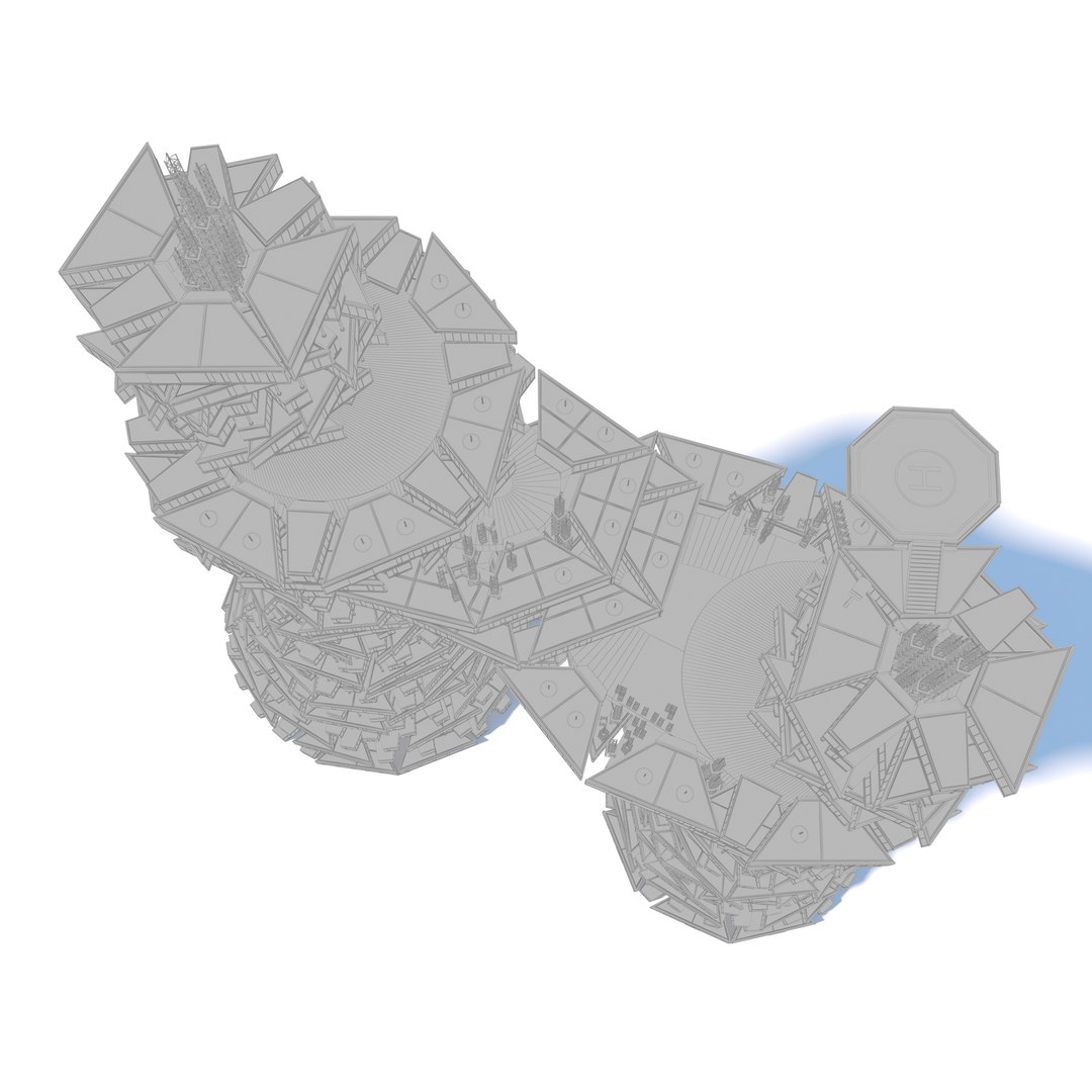 Mega Building - Container Style 03 3D Model - TurboSquid 1841016