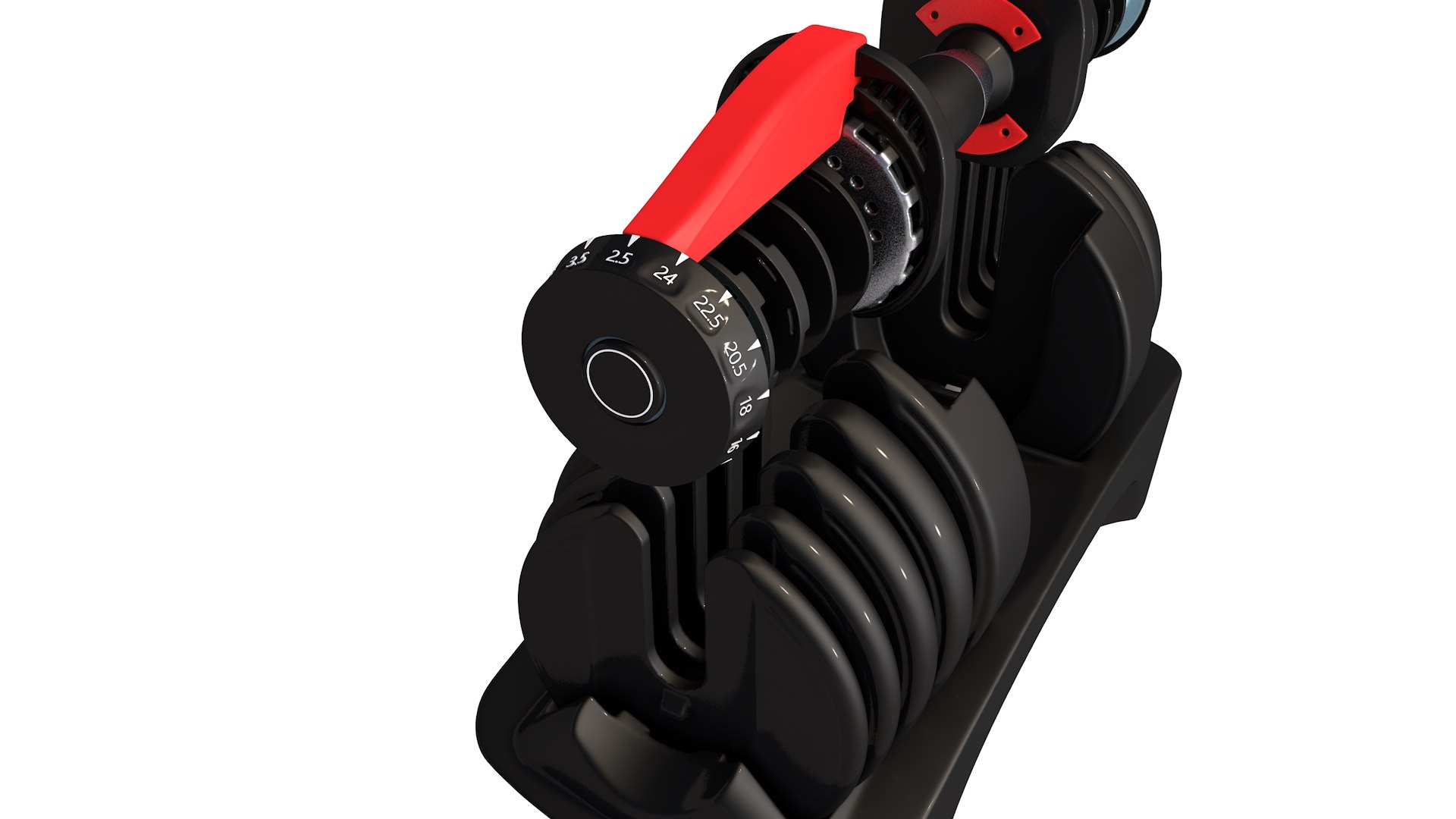 Bowflex Dumbbells 3d 3D Model - TurboSquid 1719842