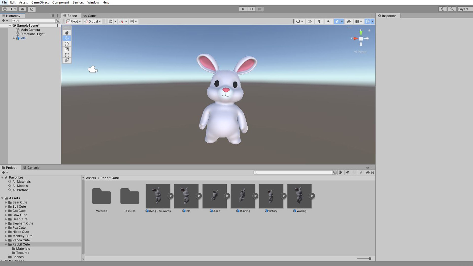 Little Animal Baby - Rabbit Cute - Animated 3D Model - TurboSquid 2282569