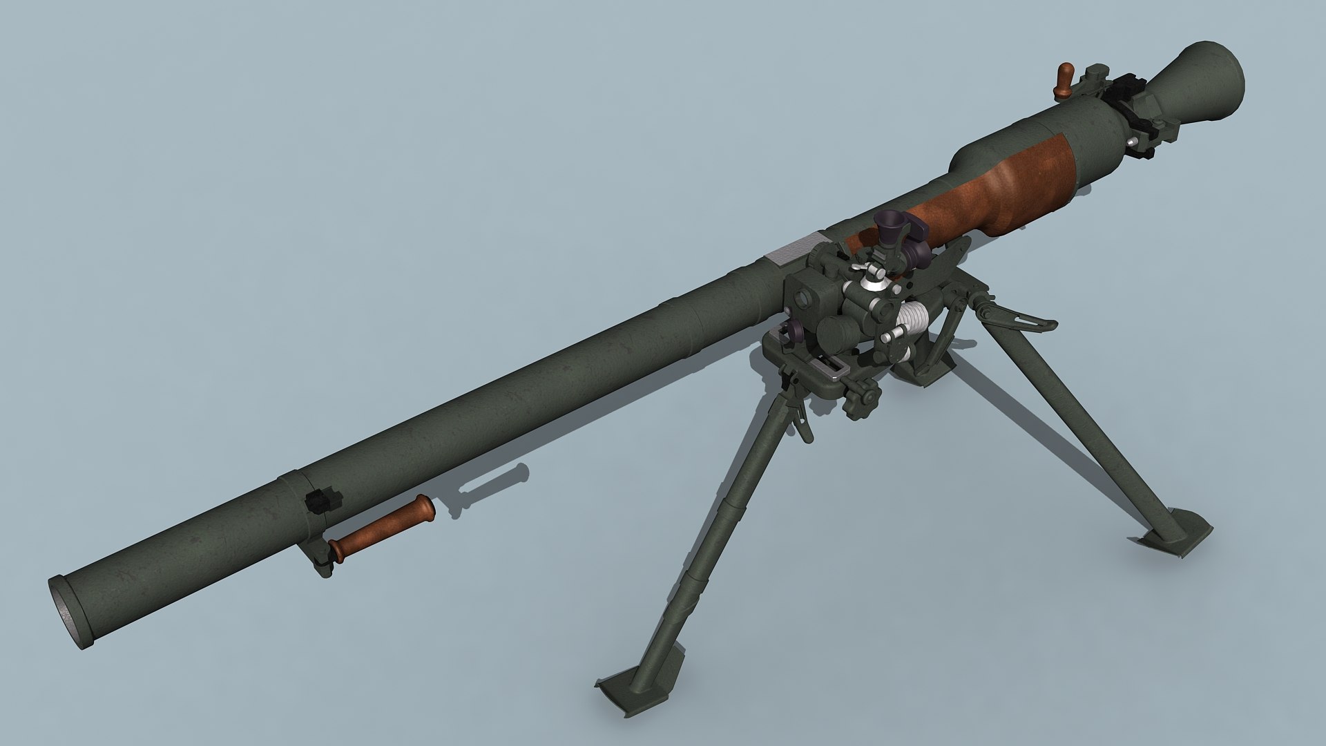 3D SPG-9 Model - TurboSquid 1878096