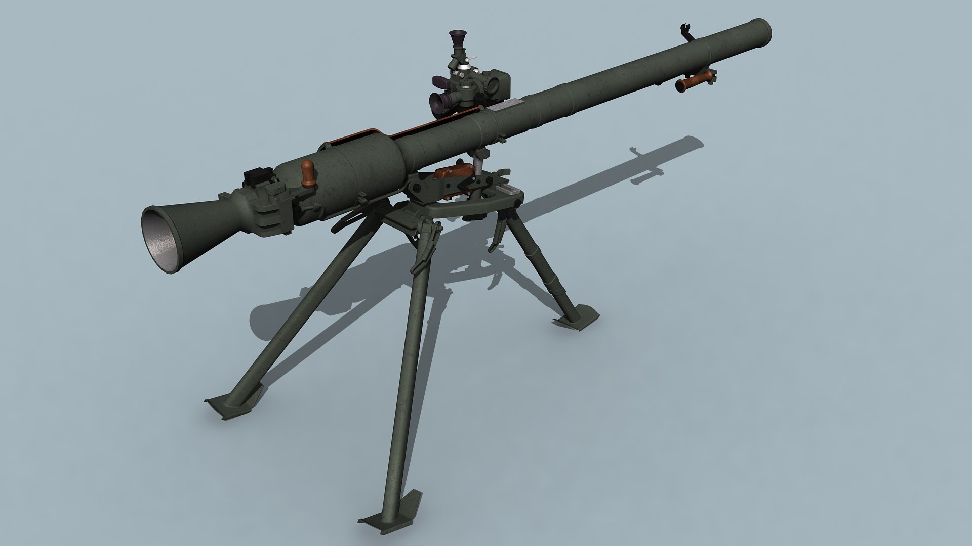 3D SPG-9 Model - TurboSquid 1878096