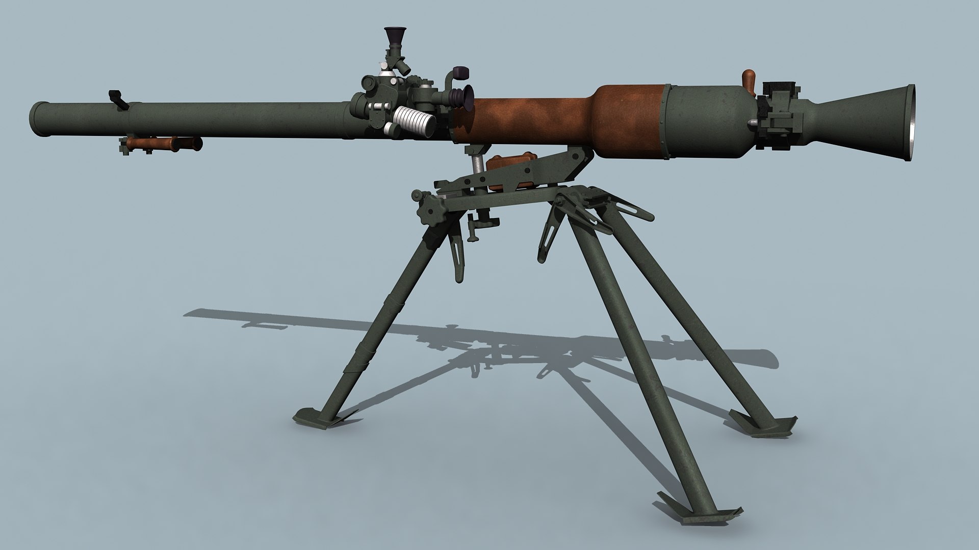 3D SPG-9 Model - TurboSquid 1878096