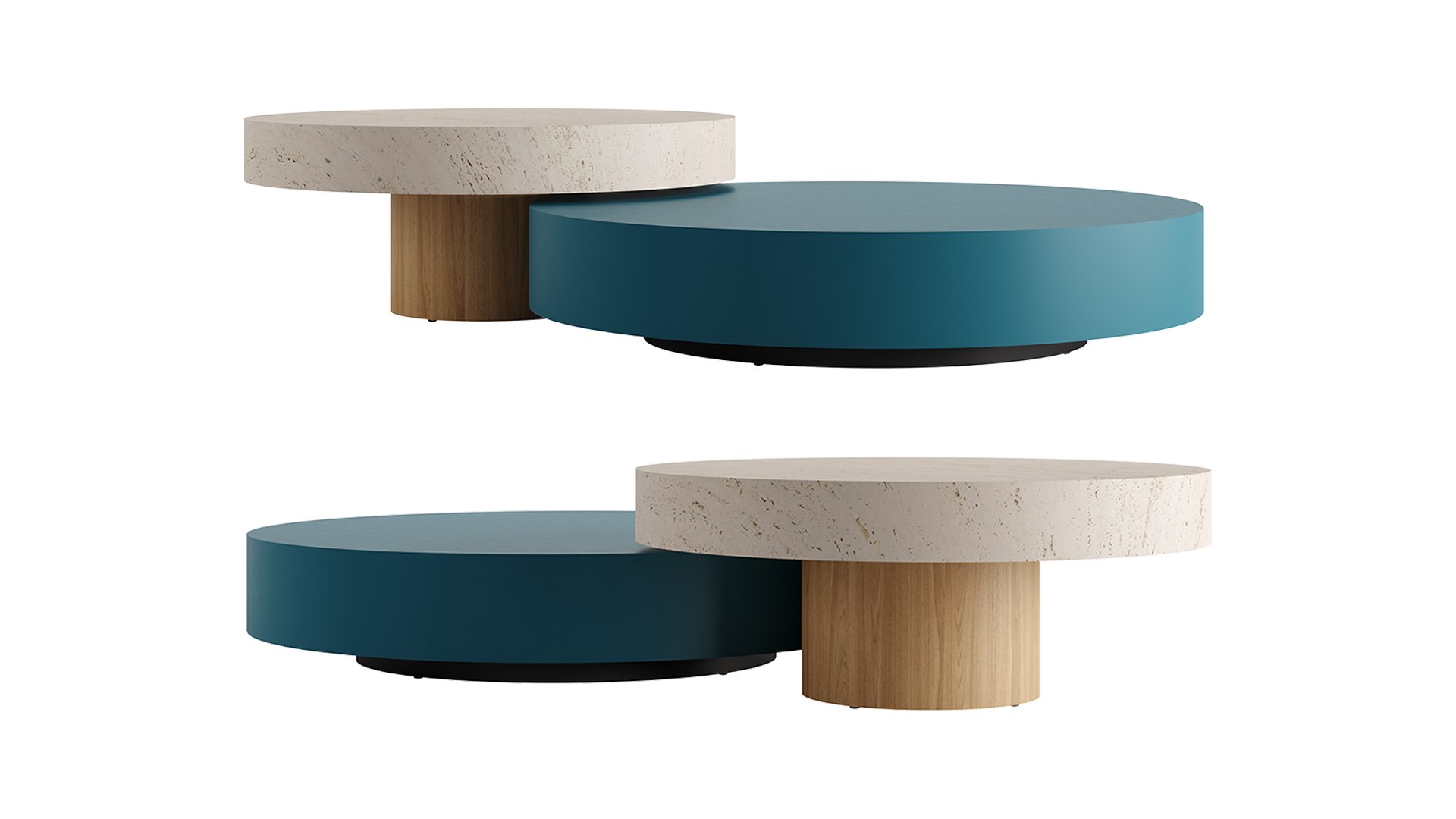 3D DOLMEN Round Coffee Table by Lema - TurboSquid 1995117