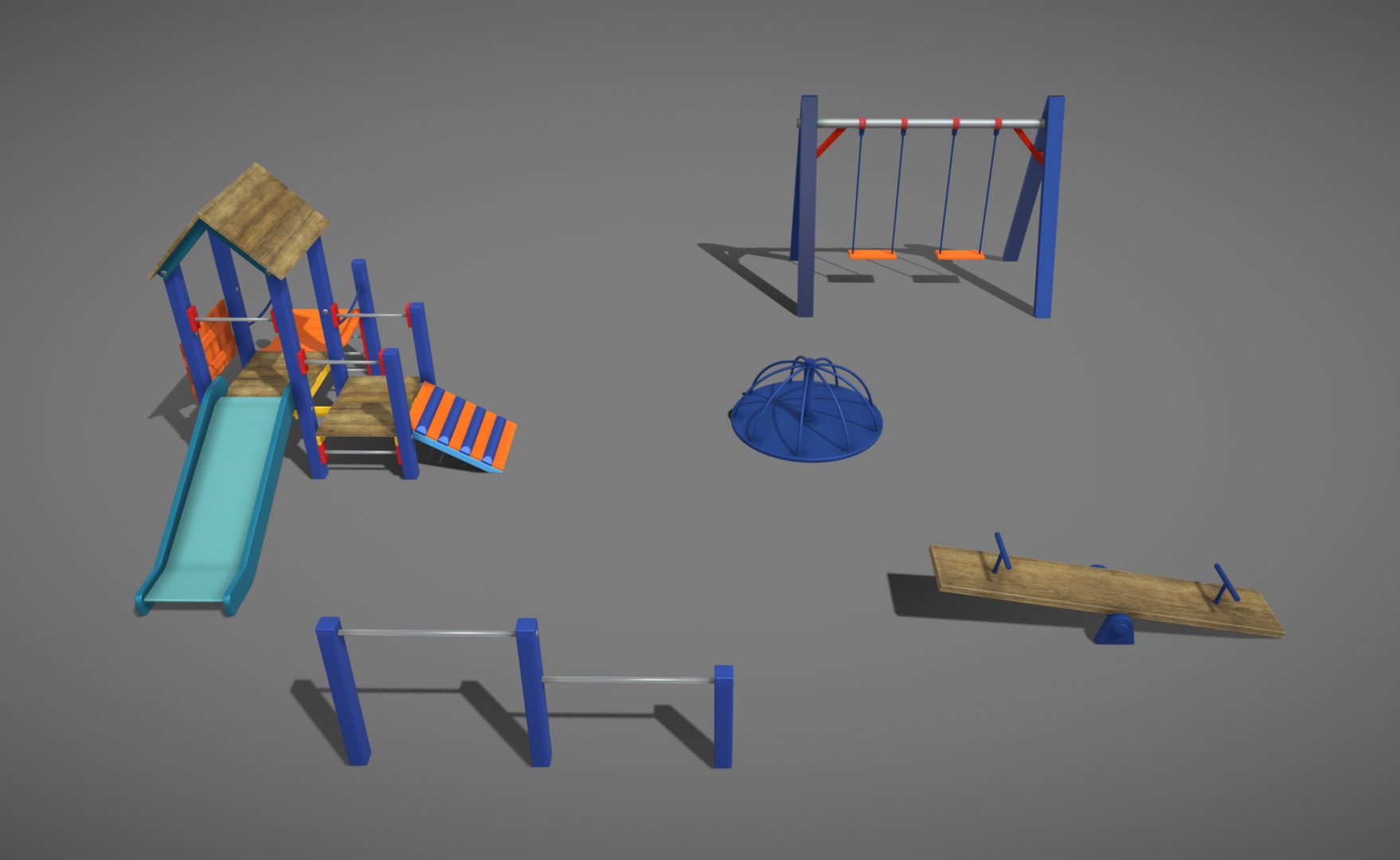 Playground 3D Model - TurboSquid 1889524