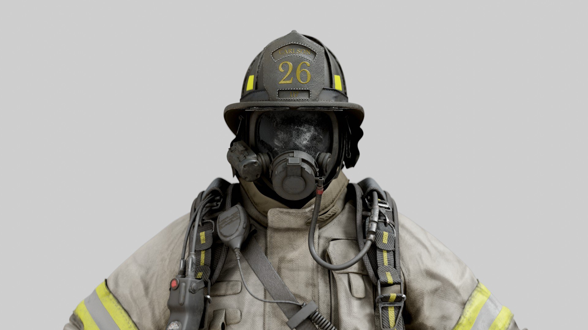 FIREFIGHTER Modern USA RIGGED Model - TurboSquid 1916336