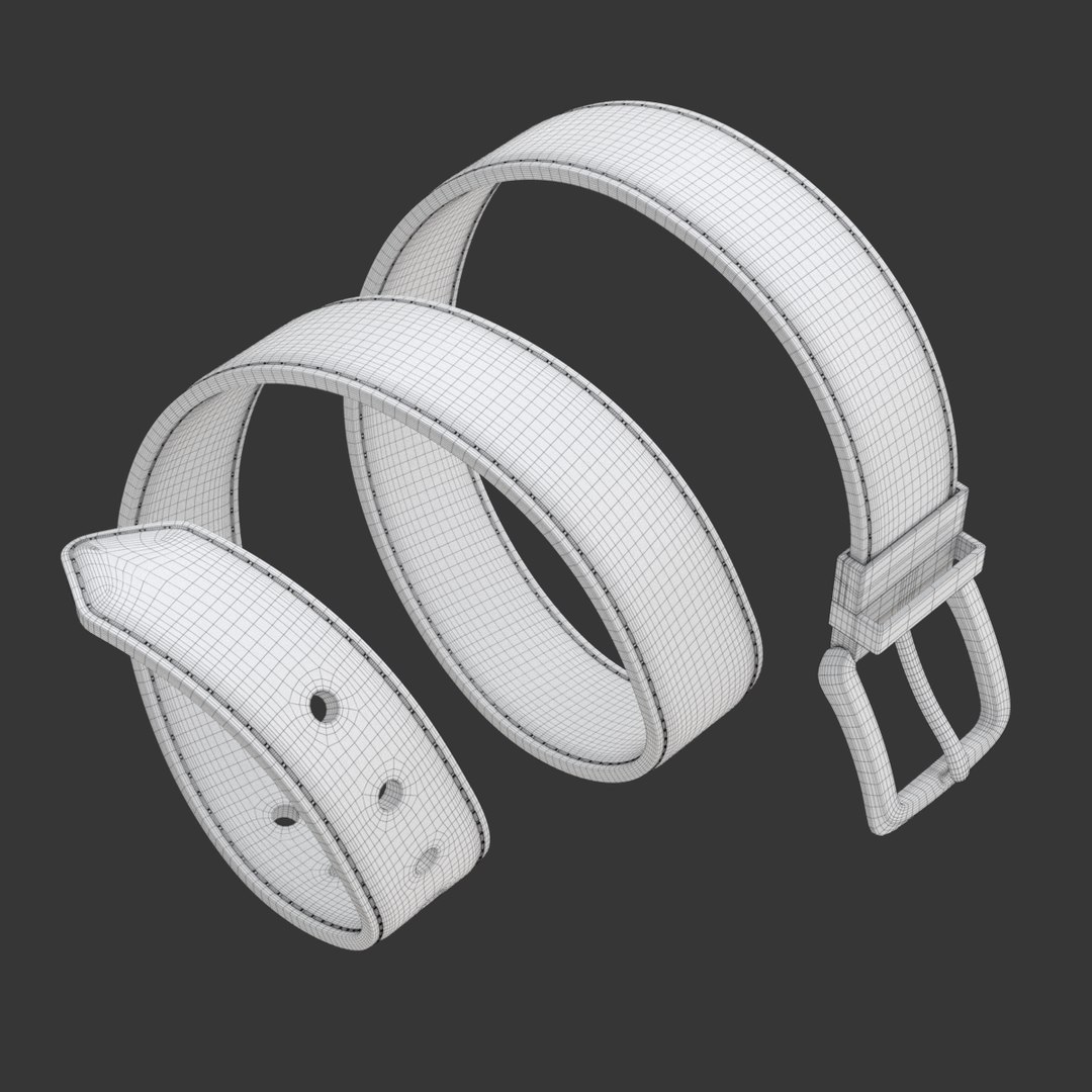 3D Belt Leather - TurboSquid 1204759