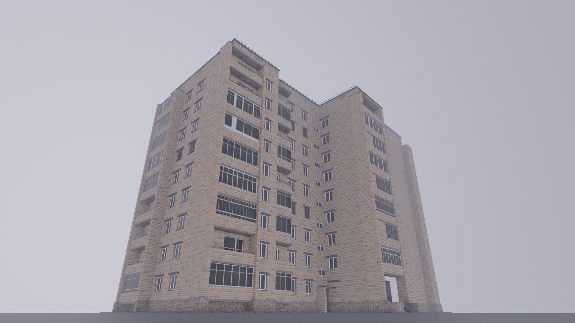 Old Multi Storey Building 3D Model - TurboSquid 2188492