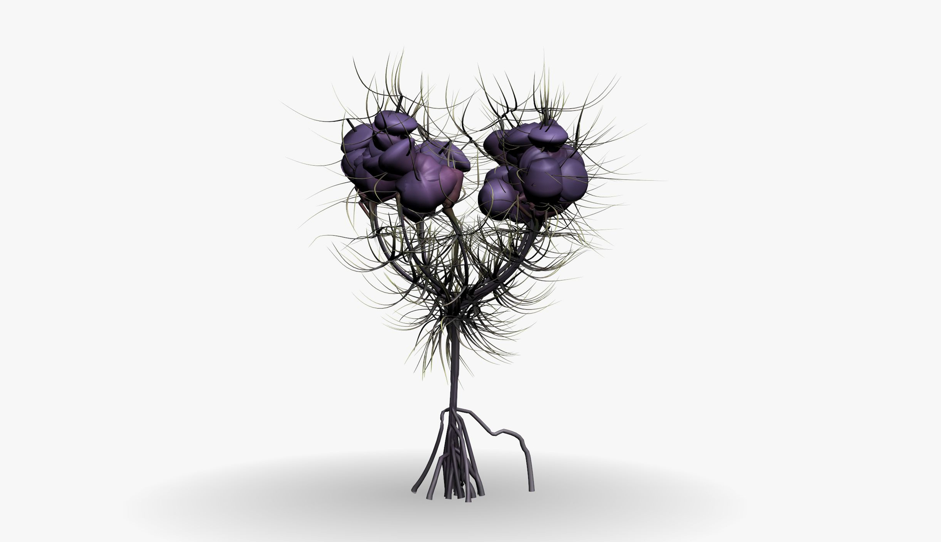 Alien Plants Set 009 3D Model - TurboSquid 2131420