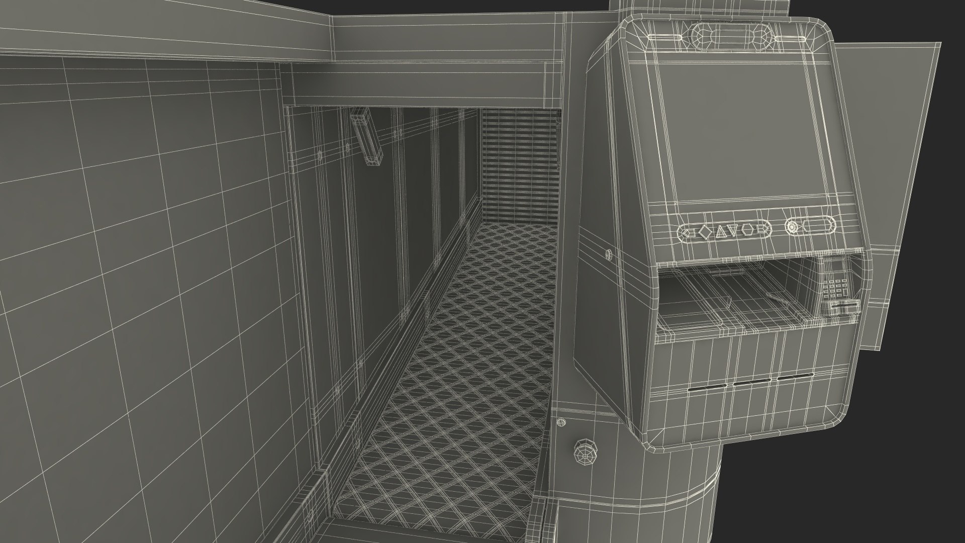 3D model Airport Smart Check In Service Rigged - TurboSquid 2160535