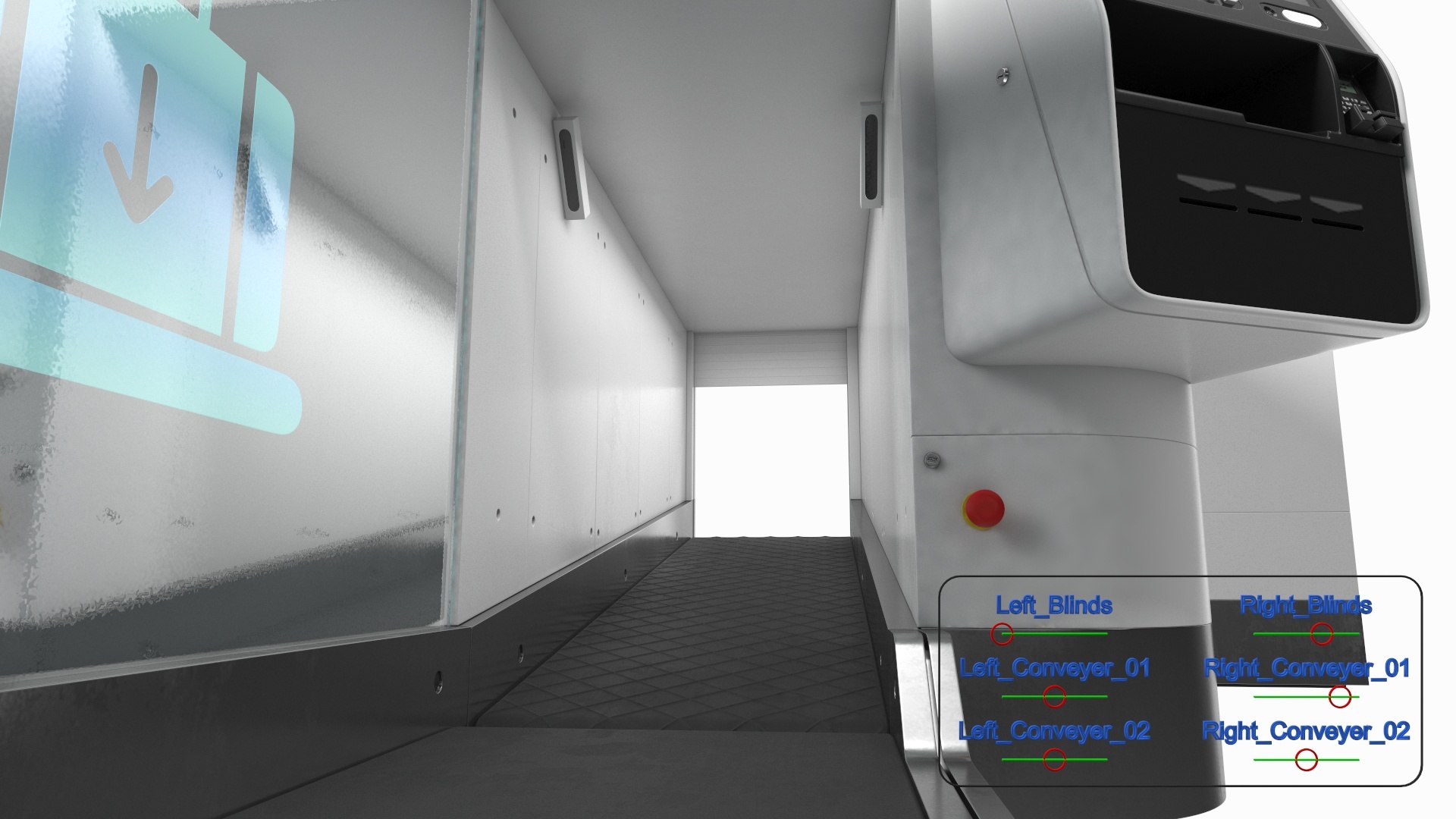 3D Model Airport Smart Check In Service Rigged - TurboSquid 2160535