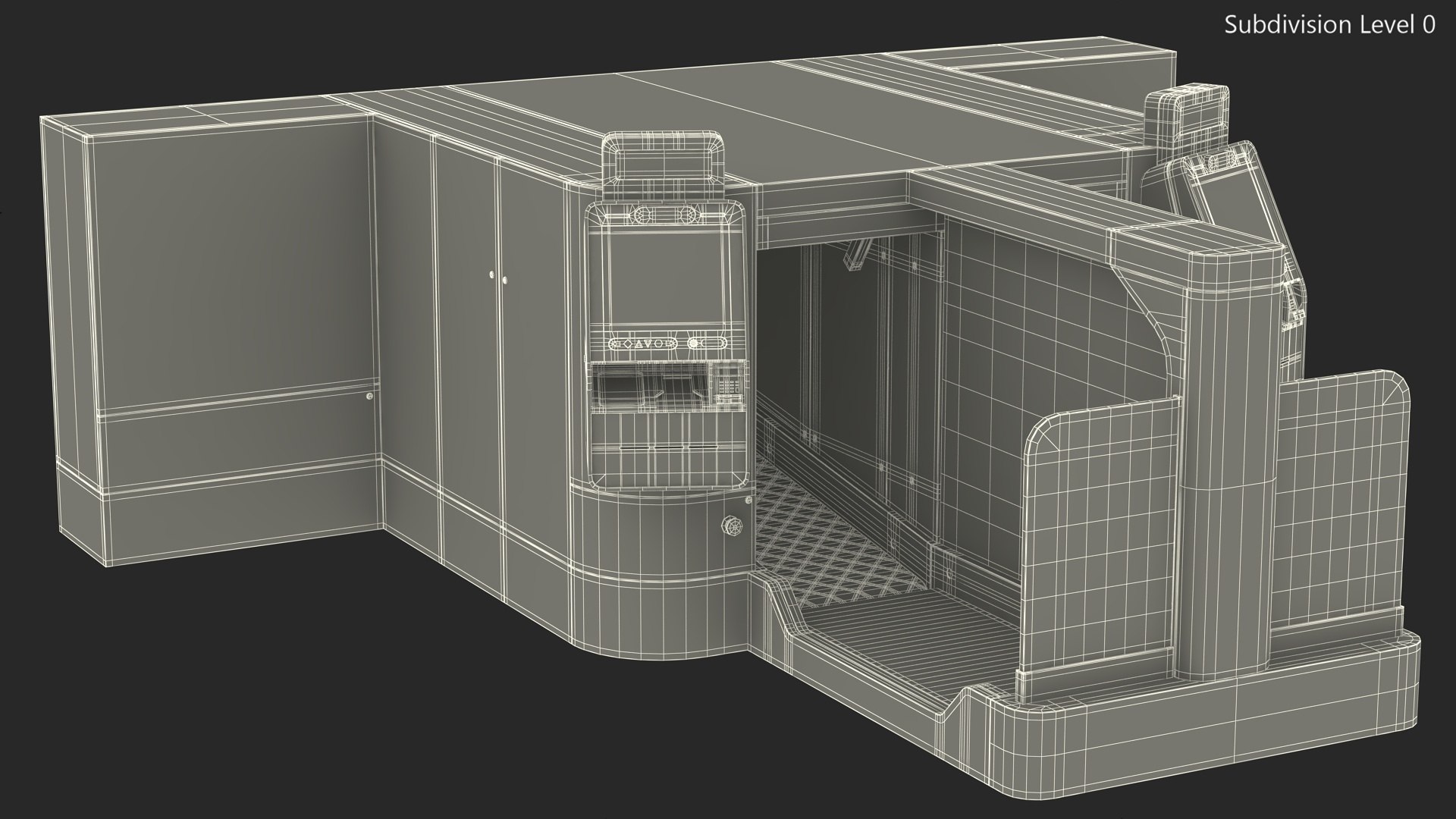 3D model Airport Smart Check In Service Rigged - TurboSquid 2160535