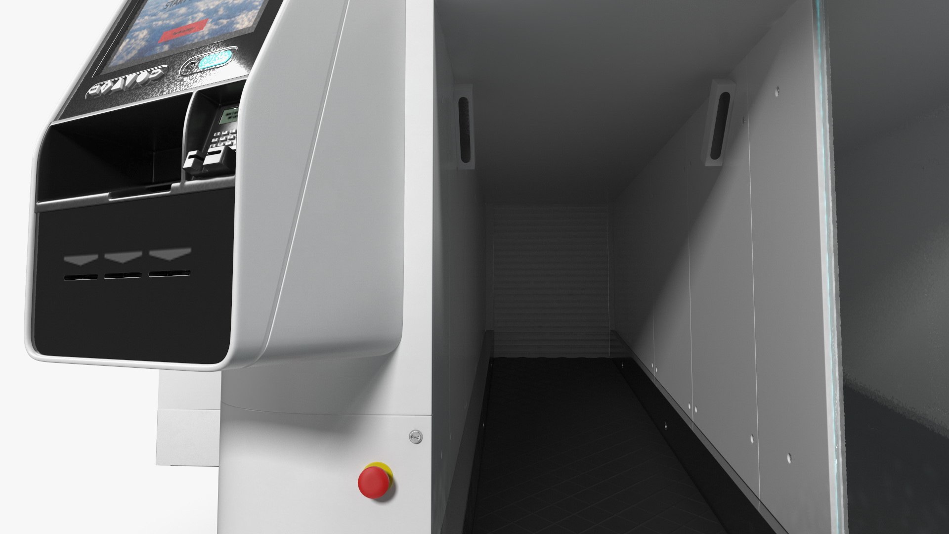 3D model Airport Smart Check In Service Rigged - TurboSquid 2160535