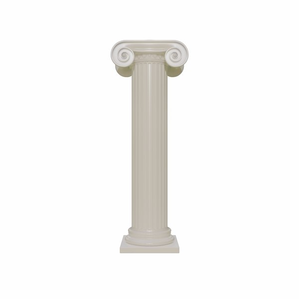 3D ionic column - TurboSquid 1644312