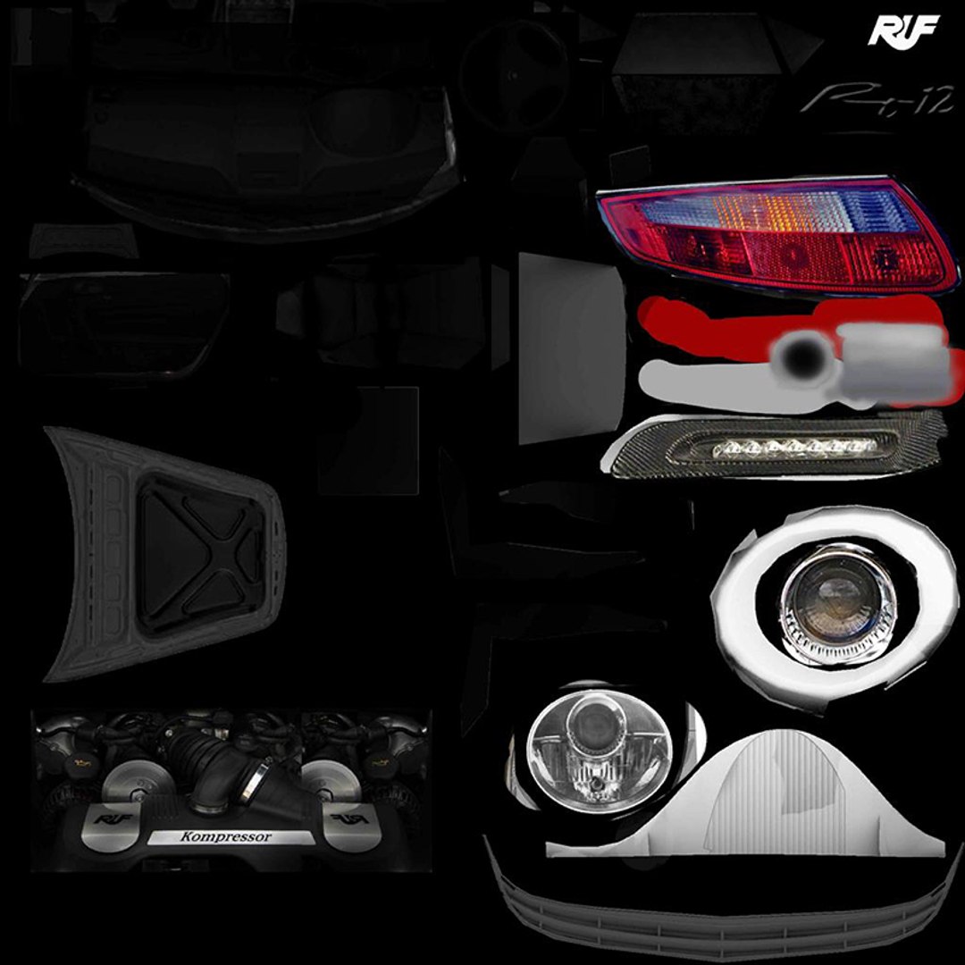 Ruf Rt 12 Car 3D - TurboSquid 1866407