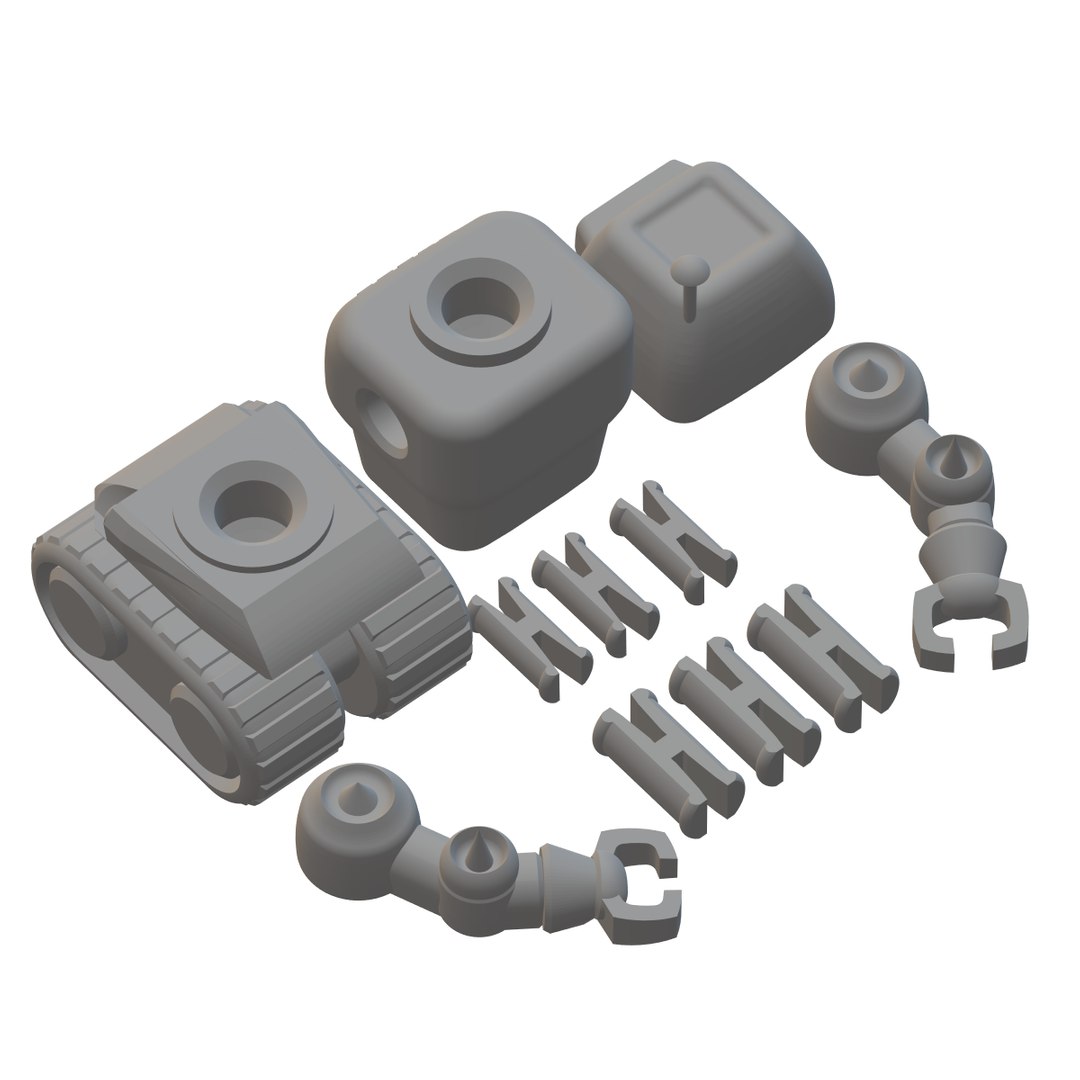 3D Treads Robot Nation Model - TurboSquid 2373377
