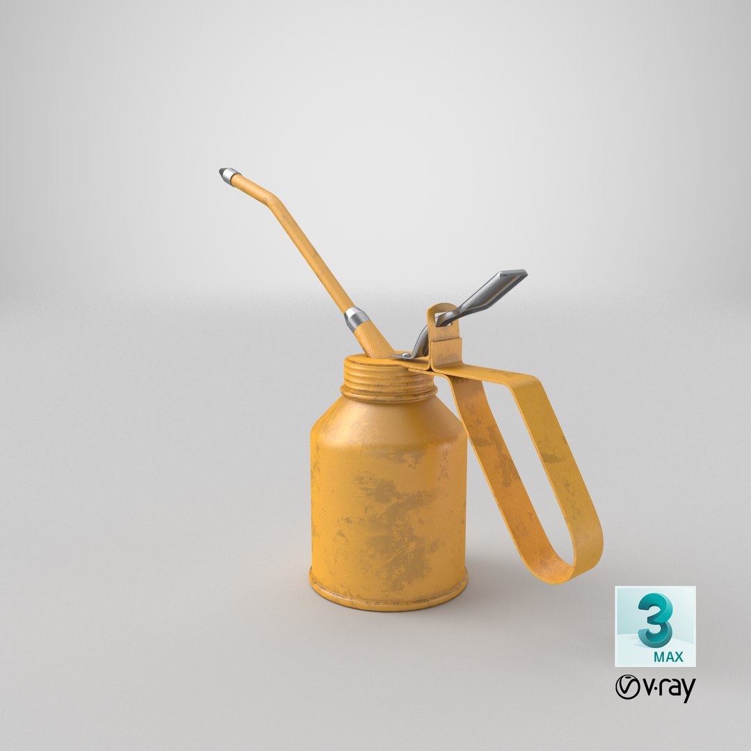 3D Oil Can Model - TurboSquid 1815872