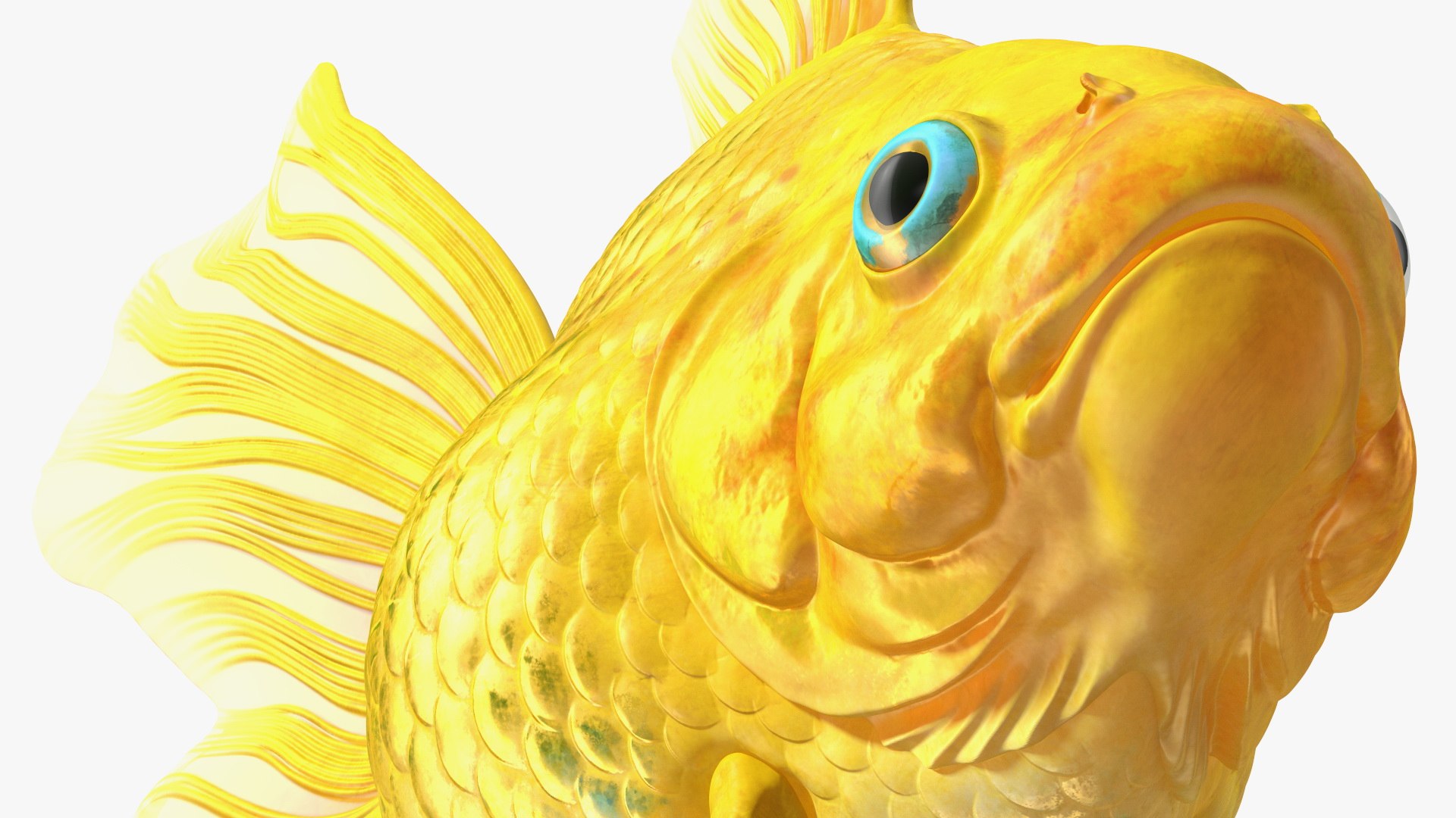 3D Goldfish Swimming Pose - TurboSquid 1764793