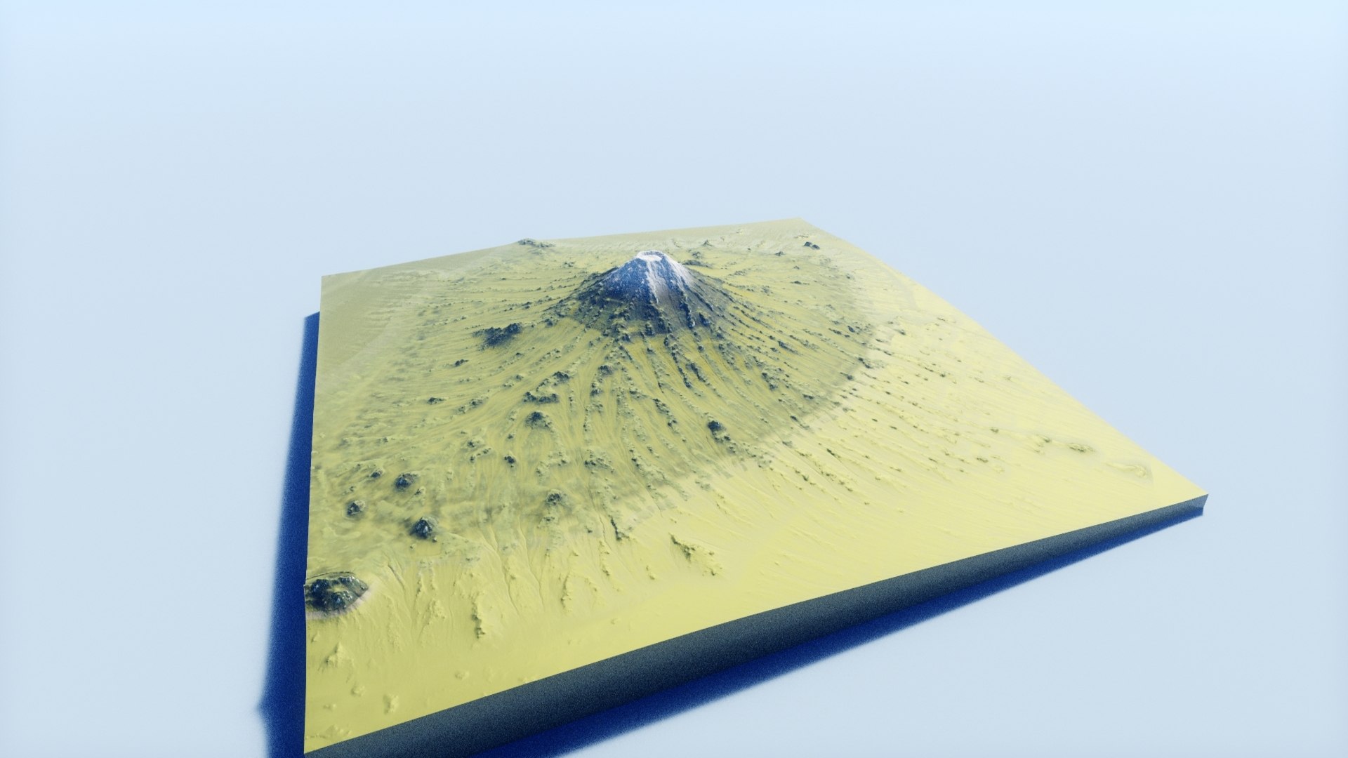 Fuji Mountain 3D Model - TurboSquid 2072486
