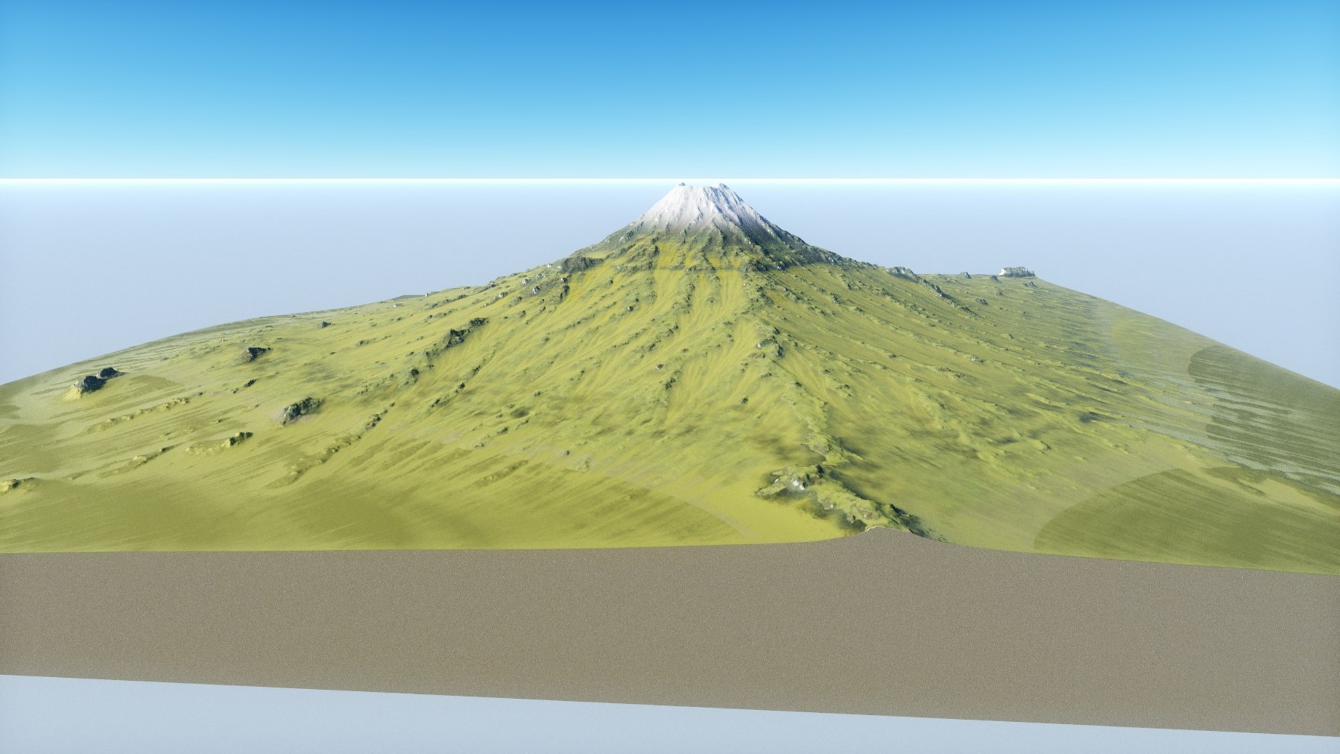 Fuji Mountain 3D Model - TurboSquid 2072486
