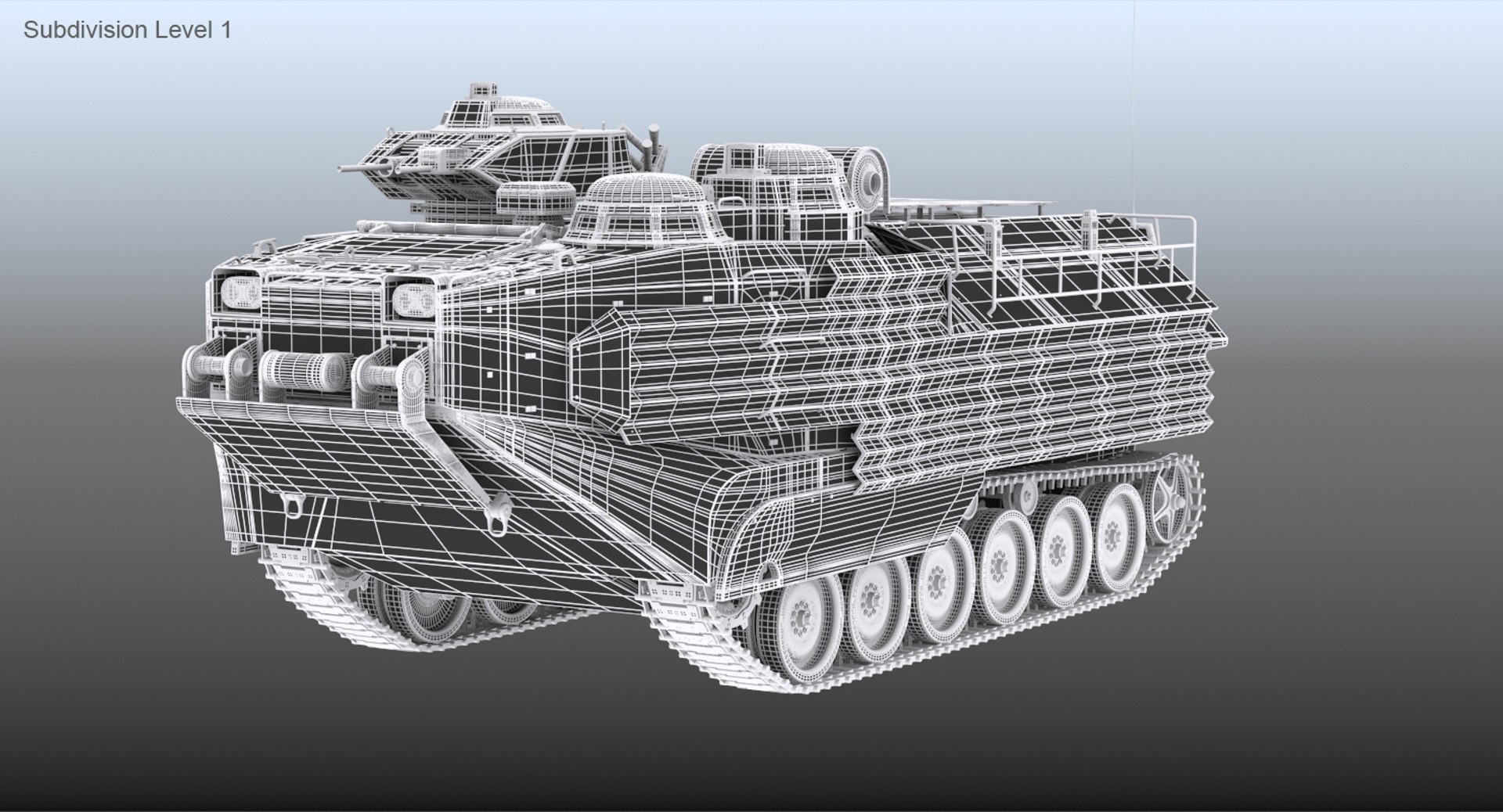 3d model of aav-p7 a1