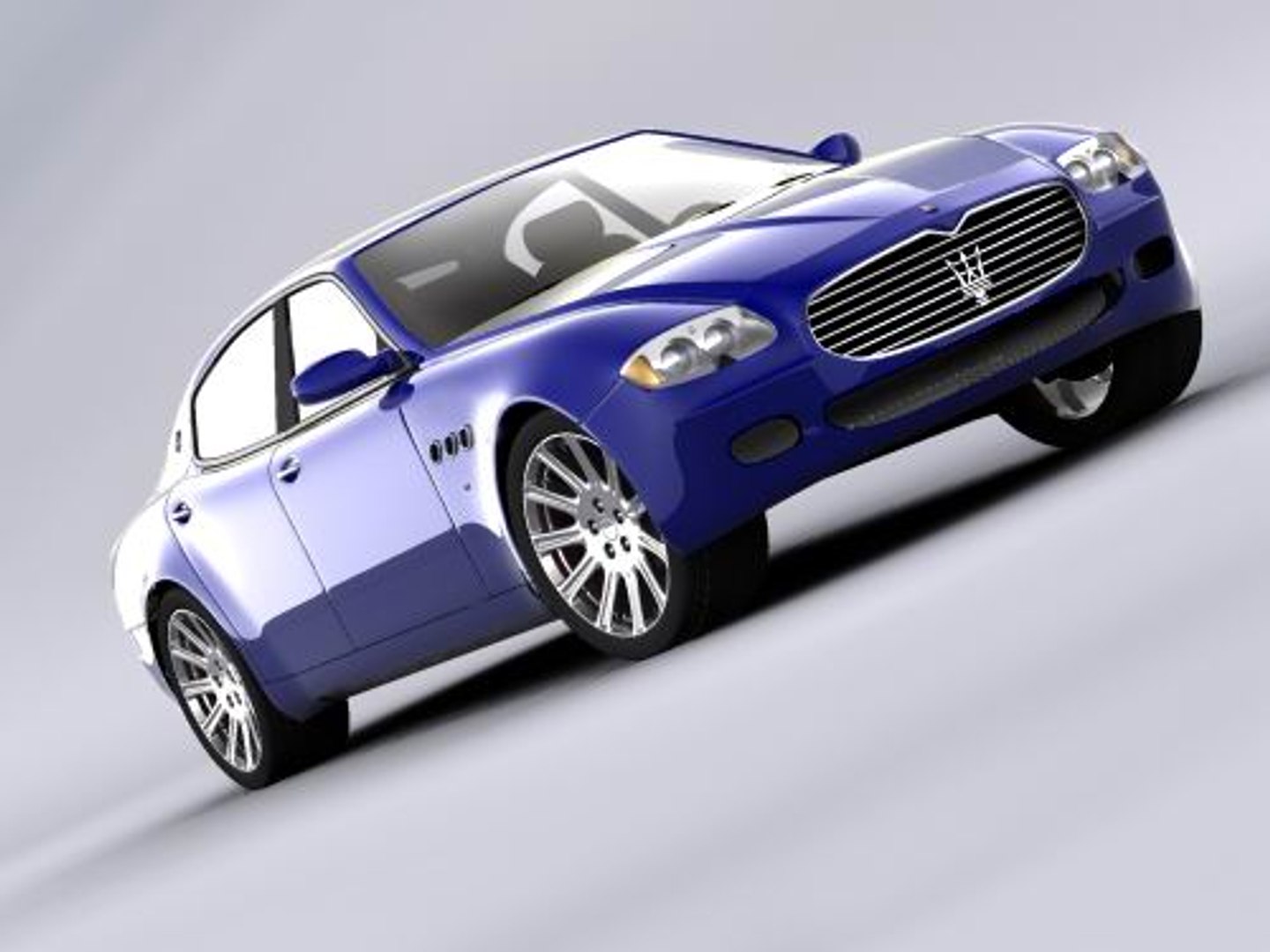 Maserati Quattroporte 3d Max