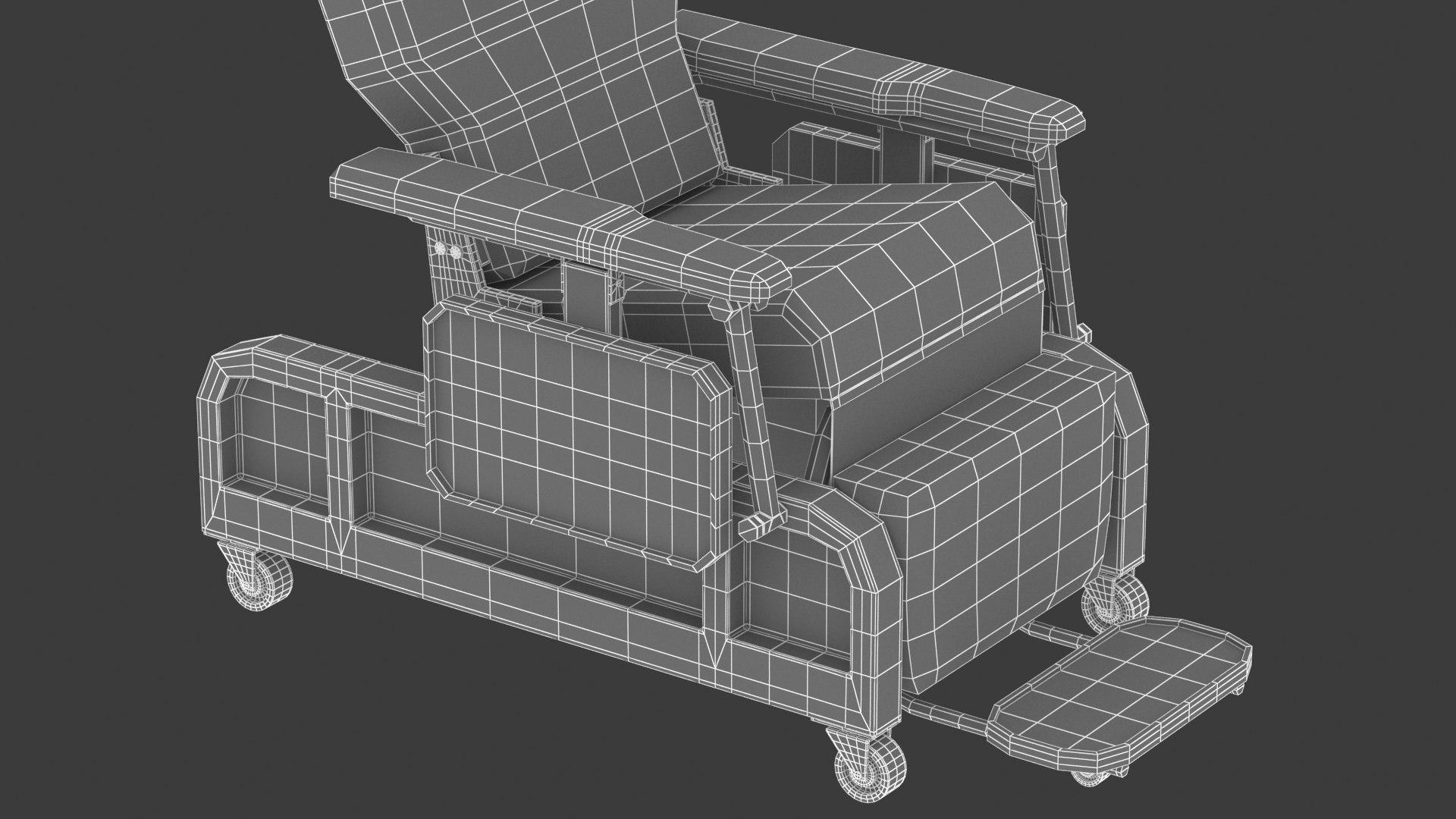 3D Medical Electric Reclining Chair PBR Realistic Model - TurboSquid ...