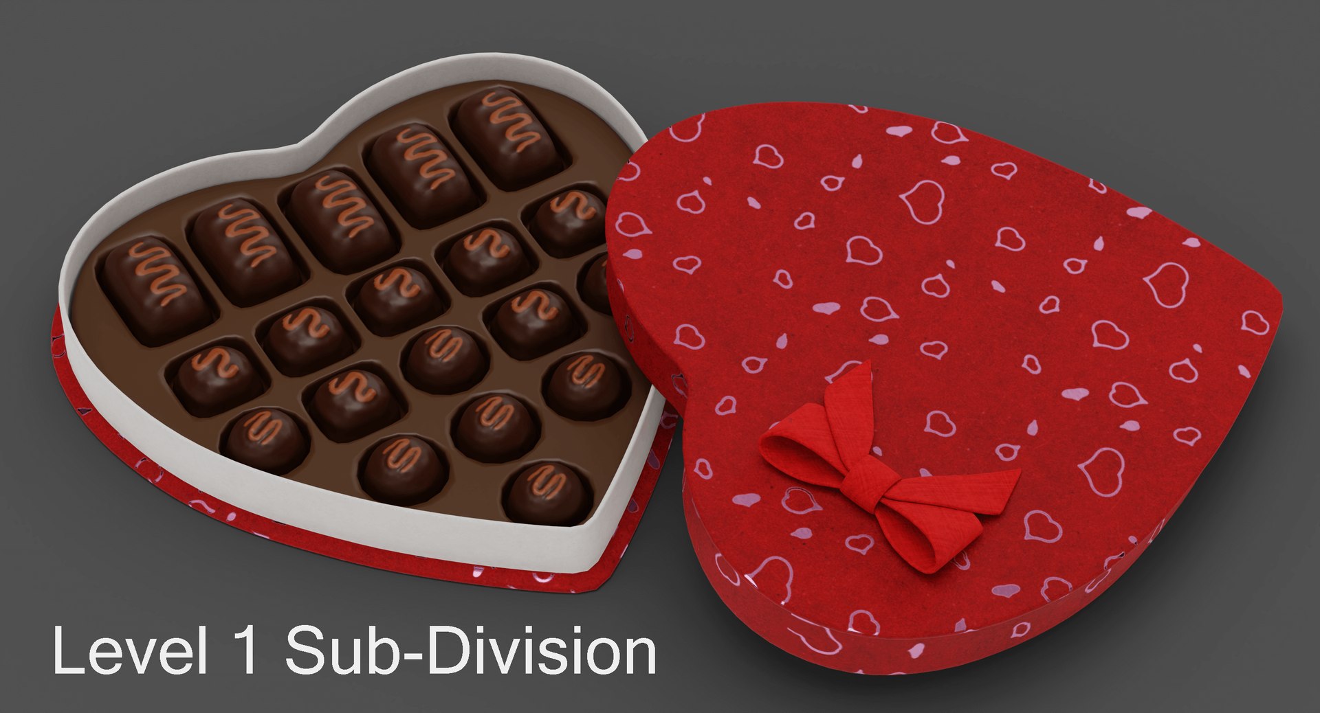 Valentine s candy box 3D model - TurboSquid 1370076