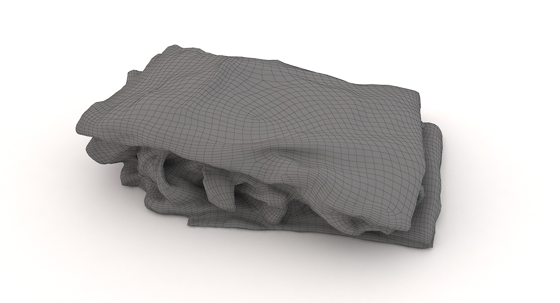 Retopology Pile Clothes 3D Model - TurboSquid 1317421