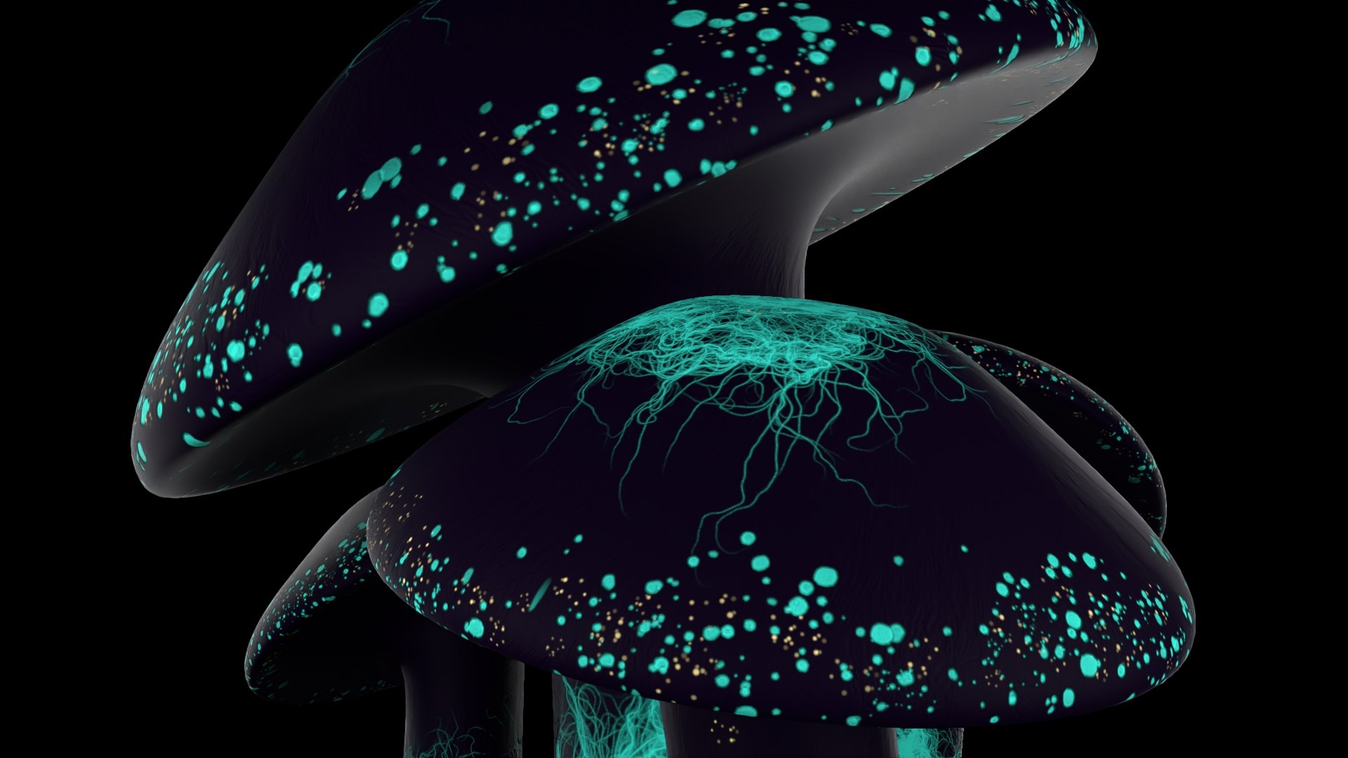 3D Stylized Fantazy Mushroom Model - TurboSquid 2201716
