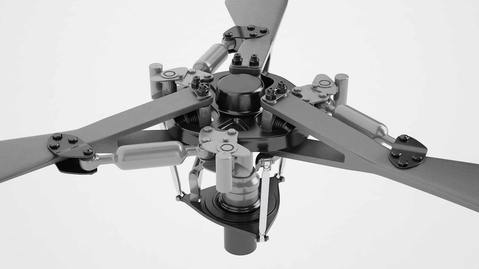 3D UAV Helicopter Rotor Blades 01 Model - TurboSquid 2042437