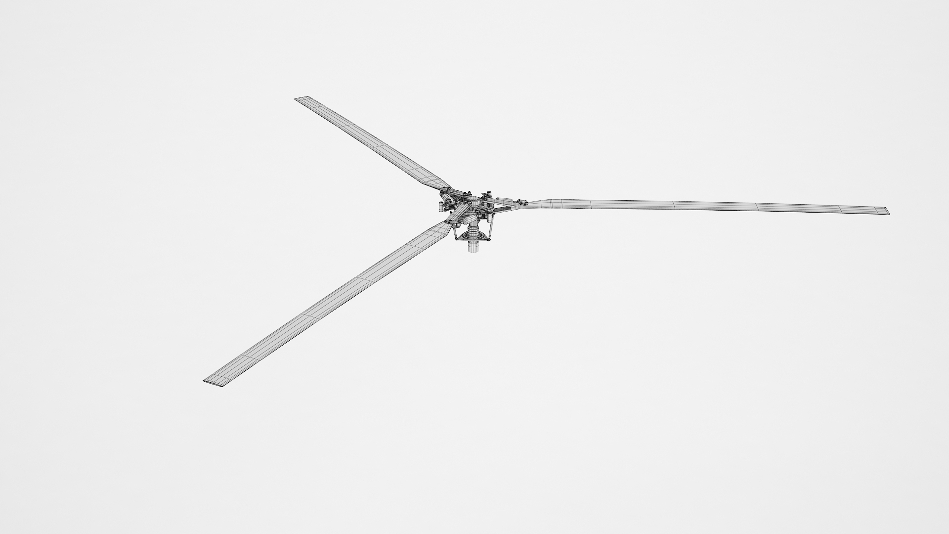3D UAV Helicopter Rotor Blades 01 Model - TurboSquid 2042437