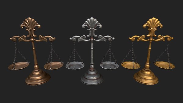 Balance Scales 3D model - TurboSquid 1838357